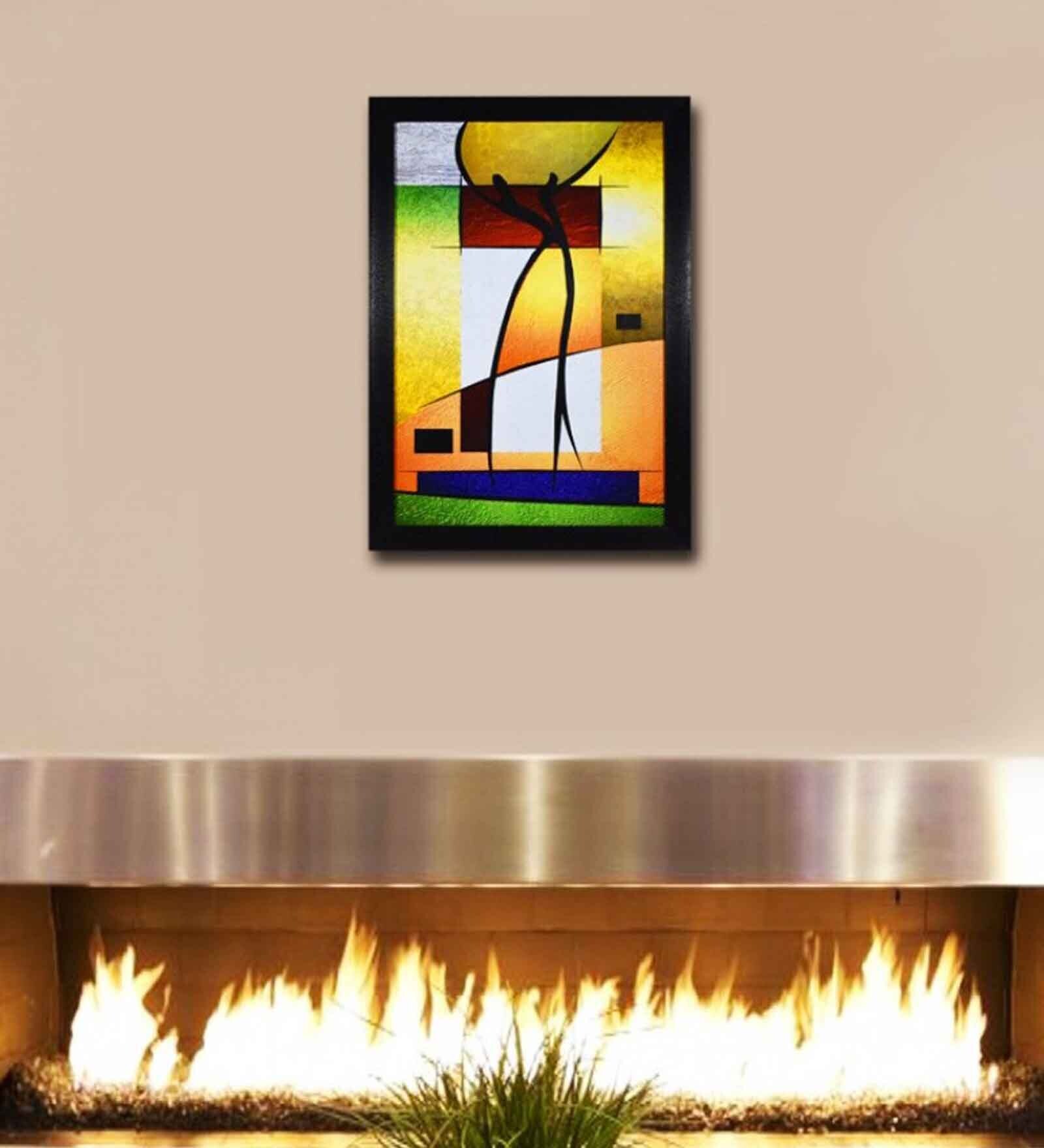 Buy Multicolour MDF Framed Art Print at 32% OFF by Chaque Decor | Pepperfry