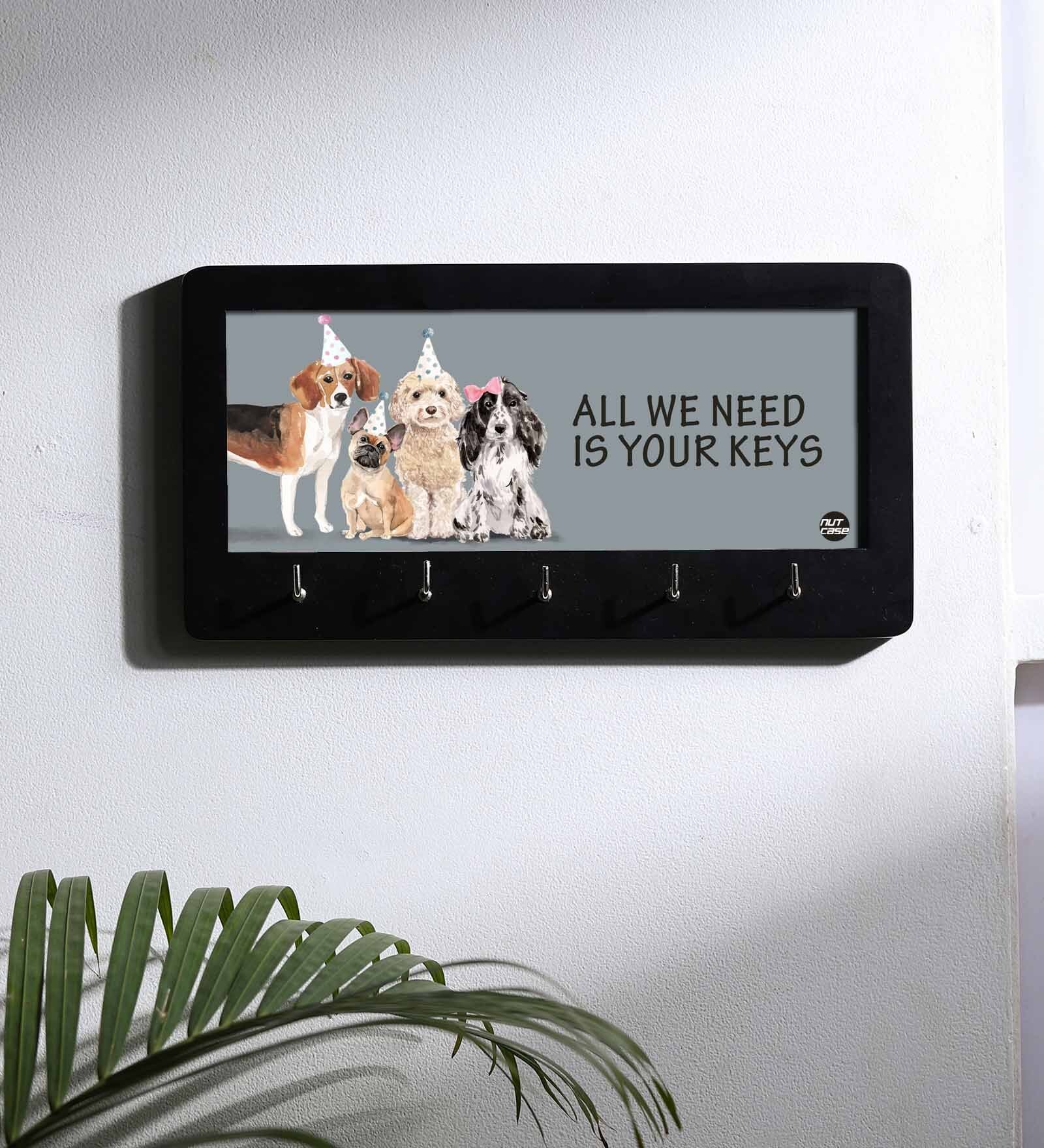 Buy Multicolour Mdf Key Holder With 5 Hooks By Nutcase at 26% OFF by ...