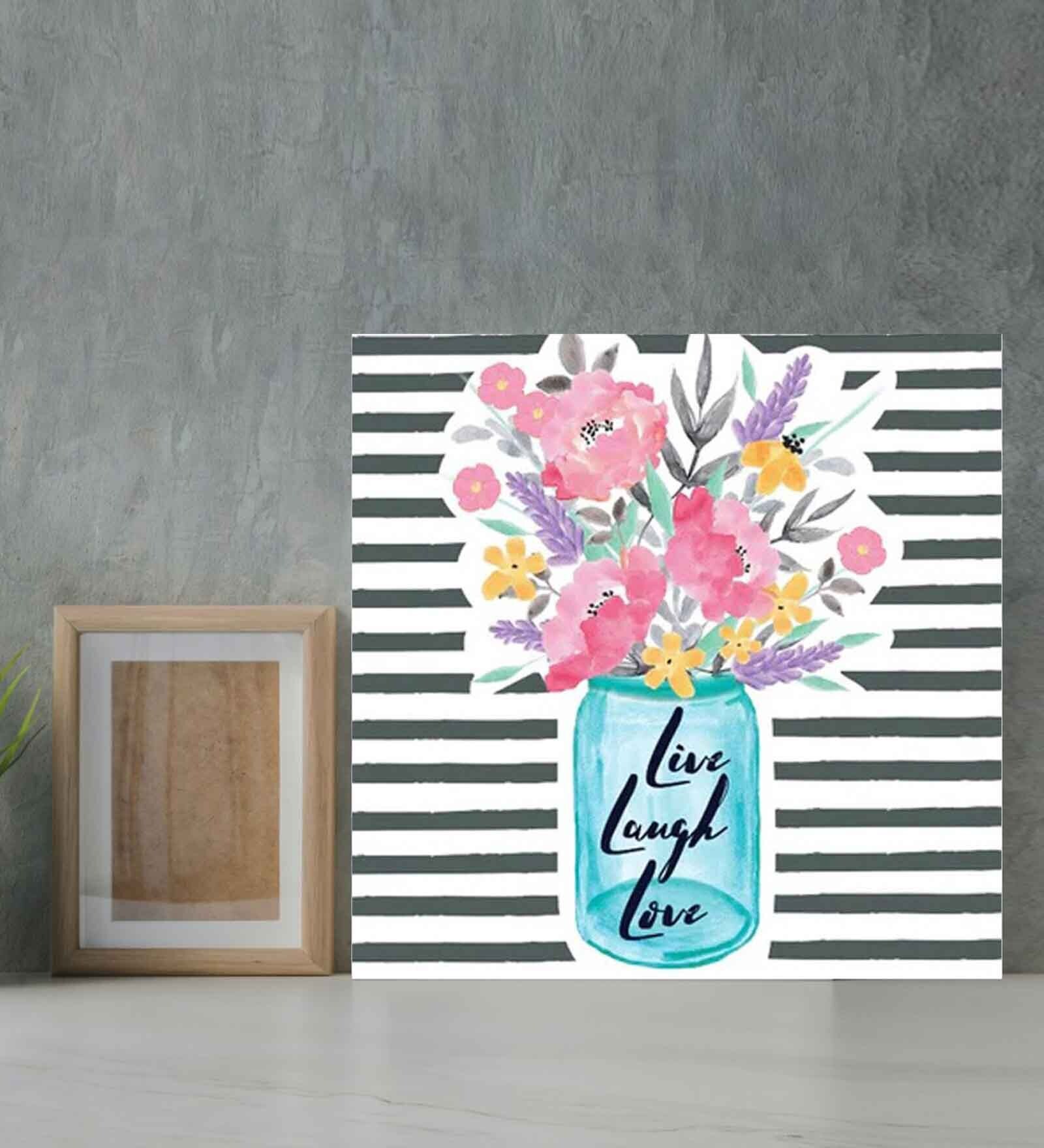Buy Live Laugh Love Multicolour MDF Unframed Art Print at 40% OFF by ...
