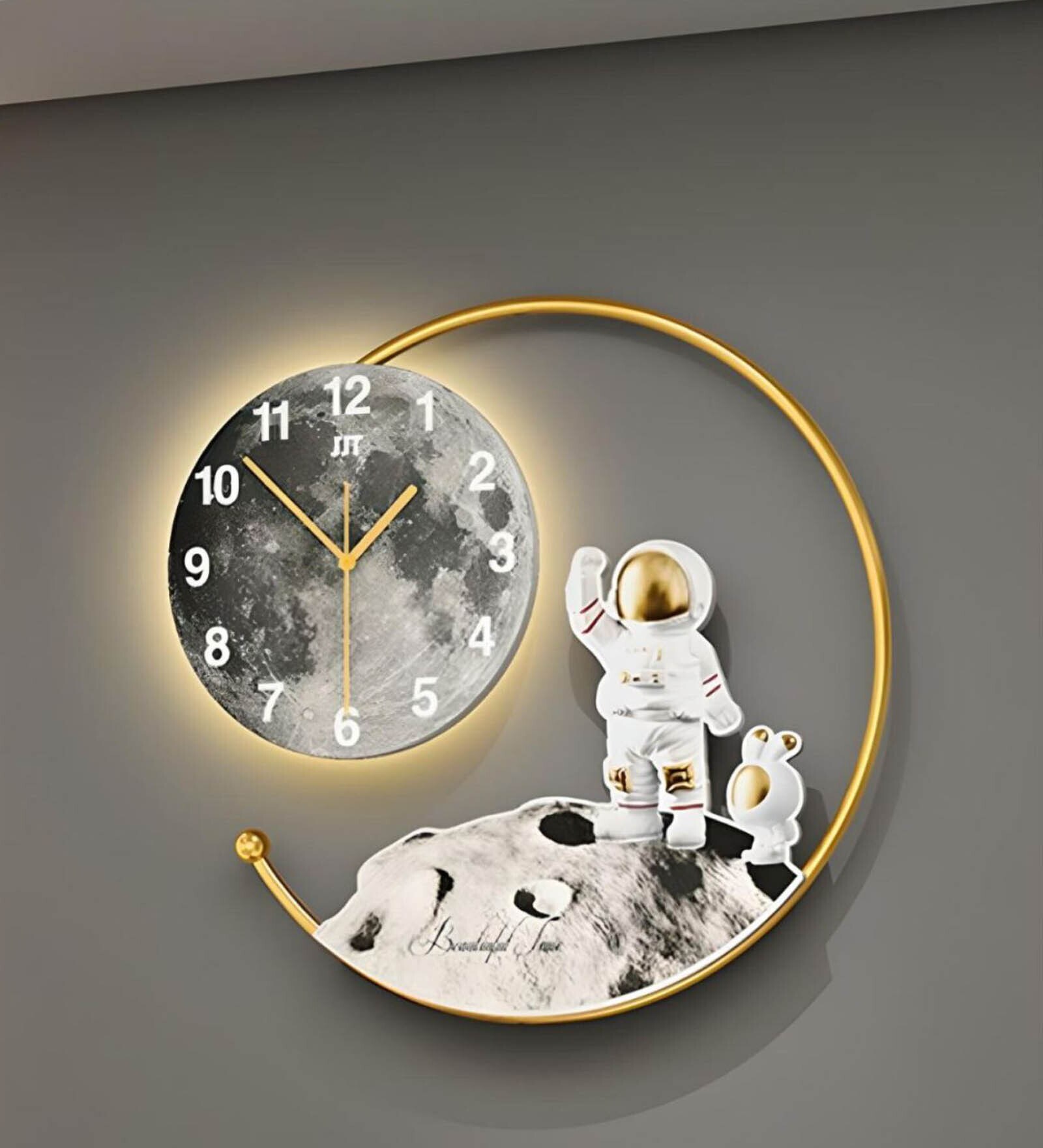 Buy Multicolour Metal Novelty Clock at 30% OFF by THE ART HOUSE | Pepperfry