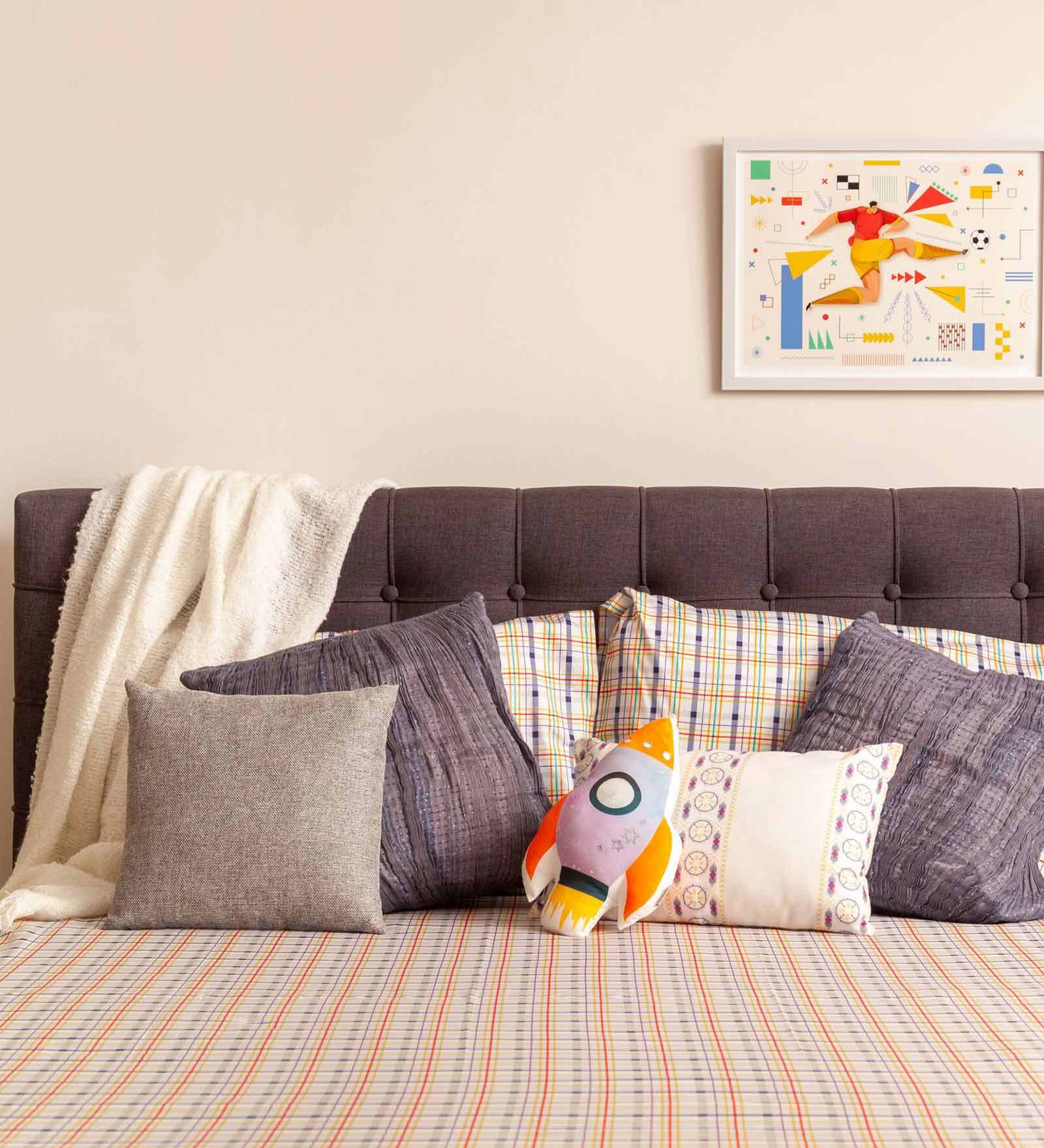 Buy Multicolour Musician 300 TC Cotton Double Bedsheet at 24% OFF by ...