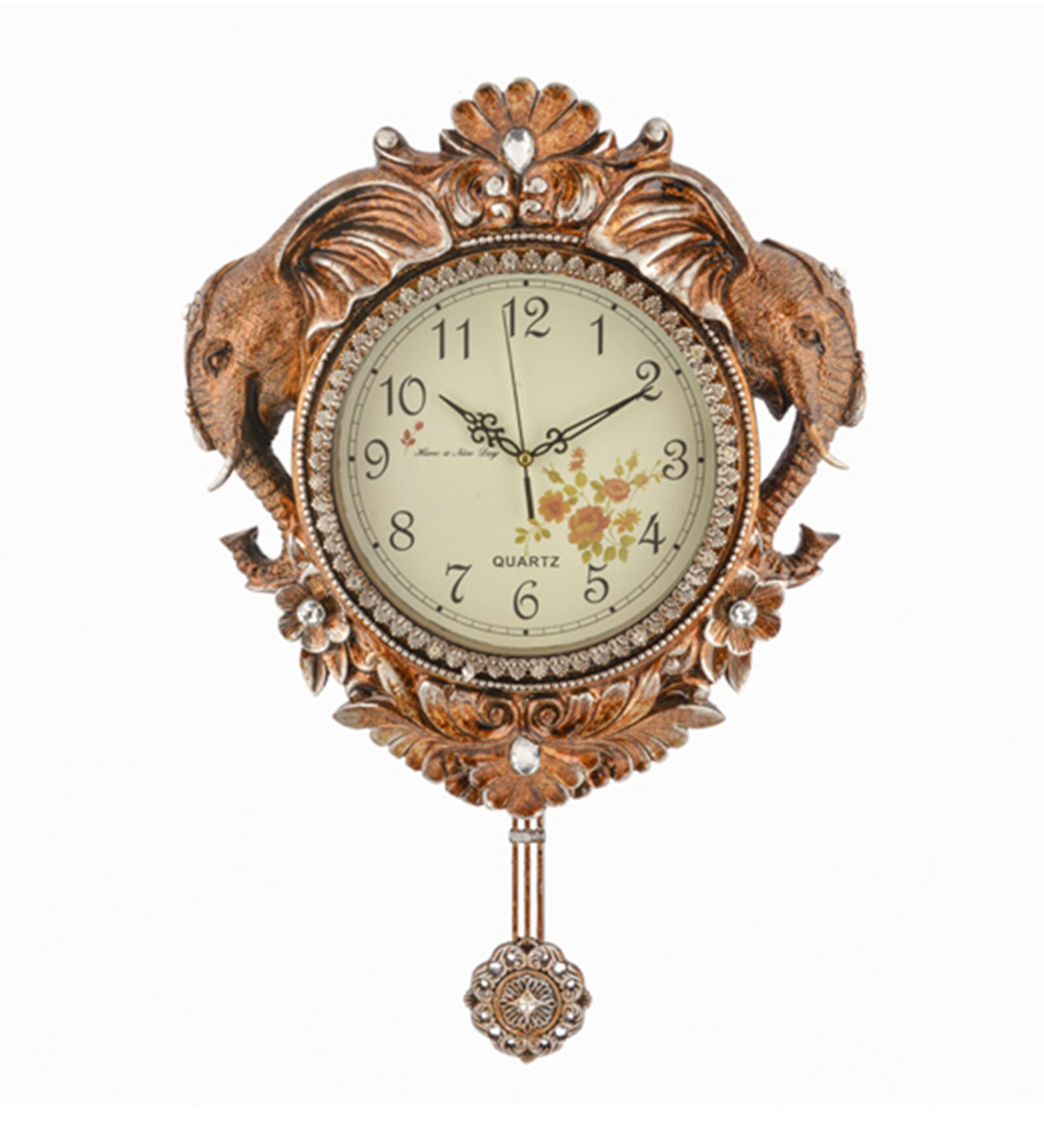 Buy Multicolour Polystone Pendulum Clock By The Exclusive Deco at 24% ...
