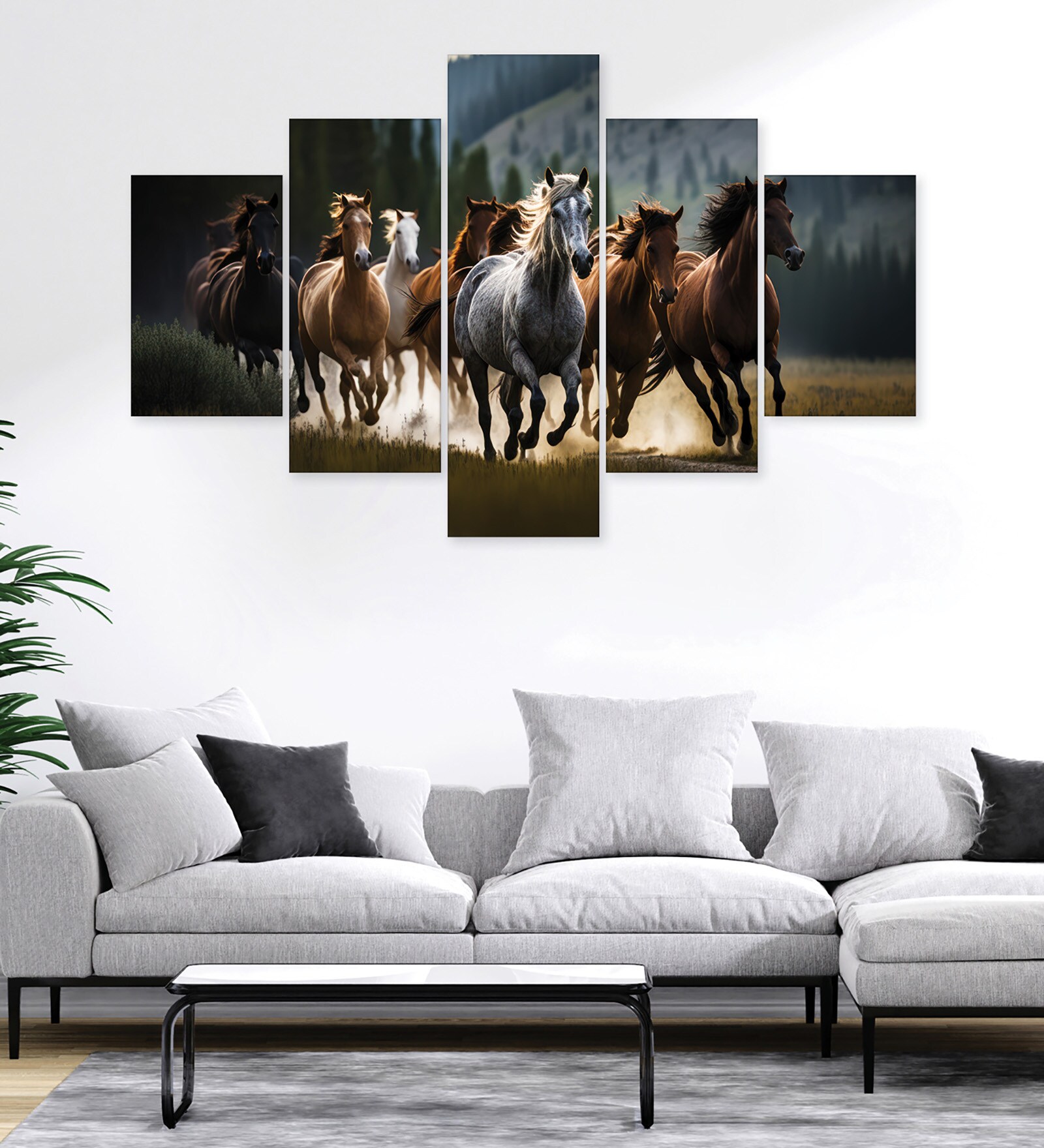 Buy Multicolour Vinyl (Set of 5) Art Panels at 12% OFF by Random ...