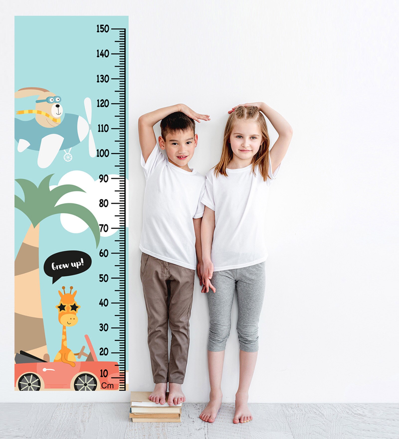 Buy Grow Up Multicolour Vinyl Height Chart at 30% OFF by Wens | Pepperfry