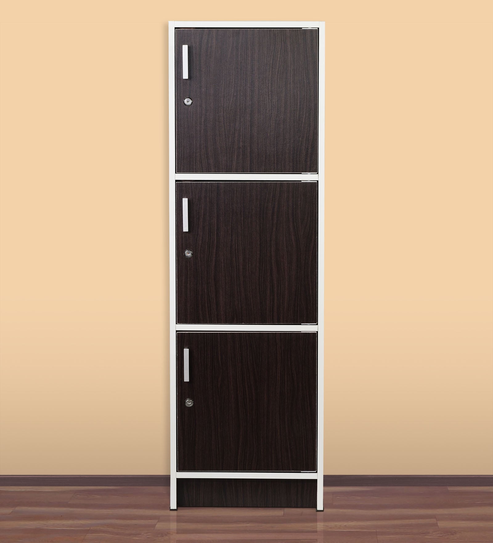 Buy Multipurpose Three Level Cabinet in Wenge Finish by Essance Online ...
