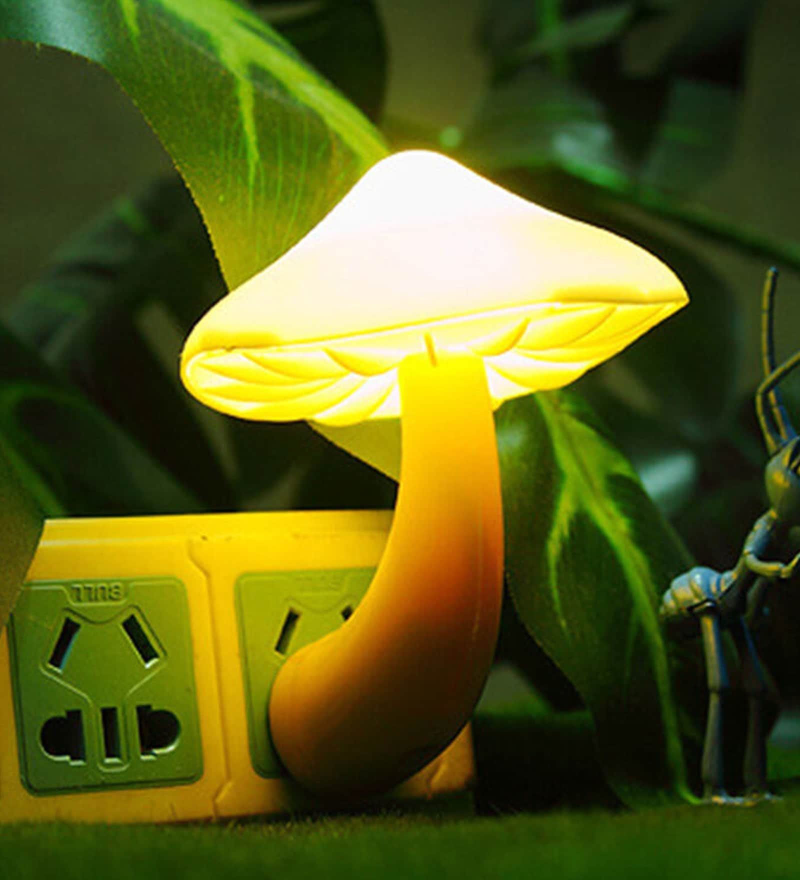 Buy Mushroom Led Wall Night Light at 58% OFF by Skylofts | Pepperfry