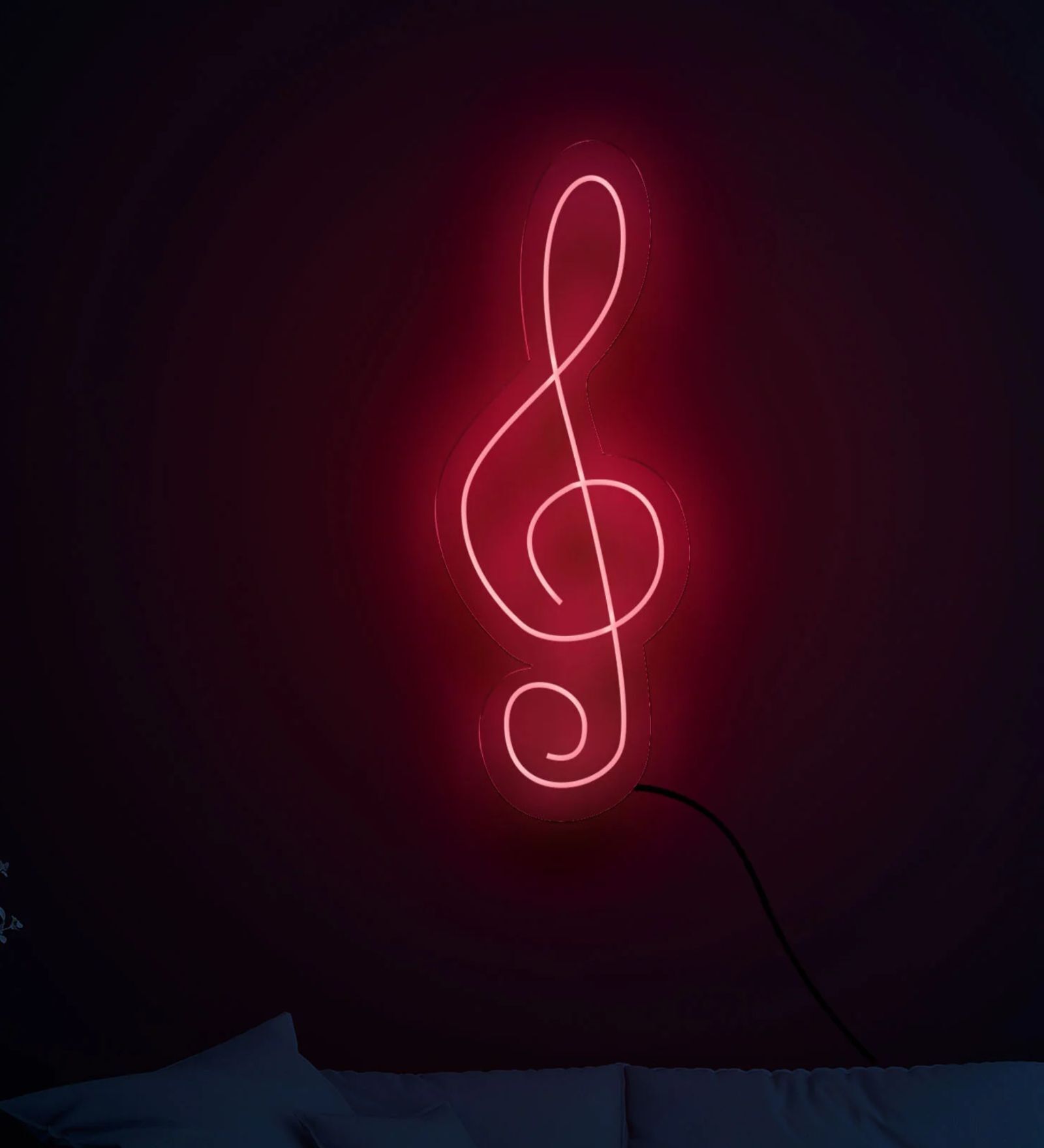 Buy Musical Note Neon Sign LED Light at 50% OFF by Clawcrafts | Pepperfry