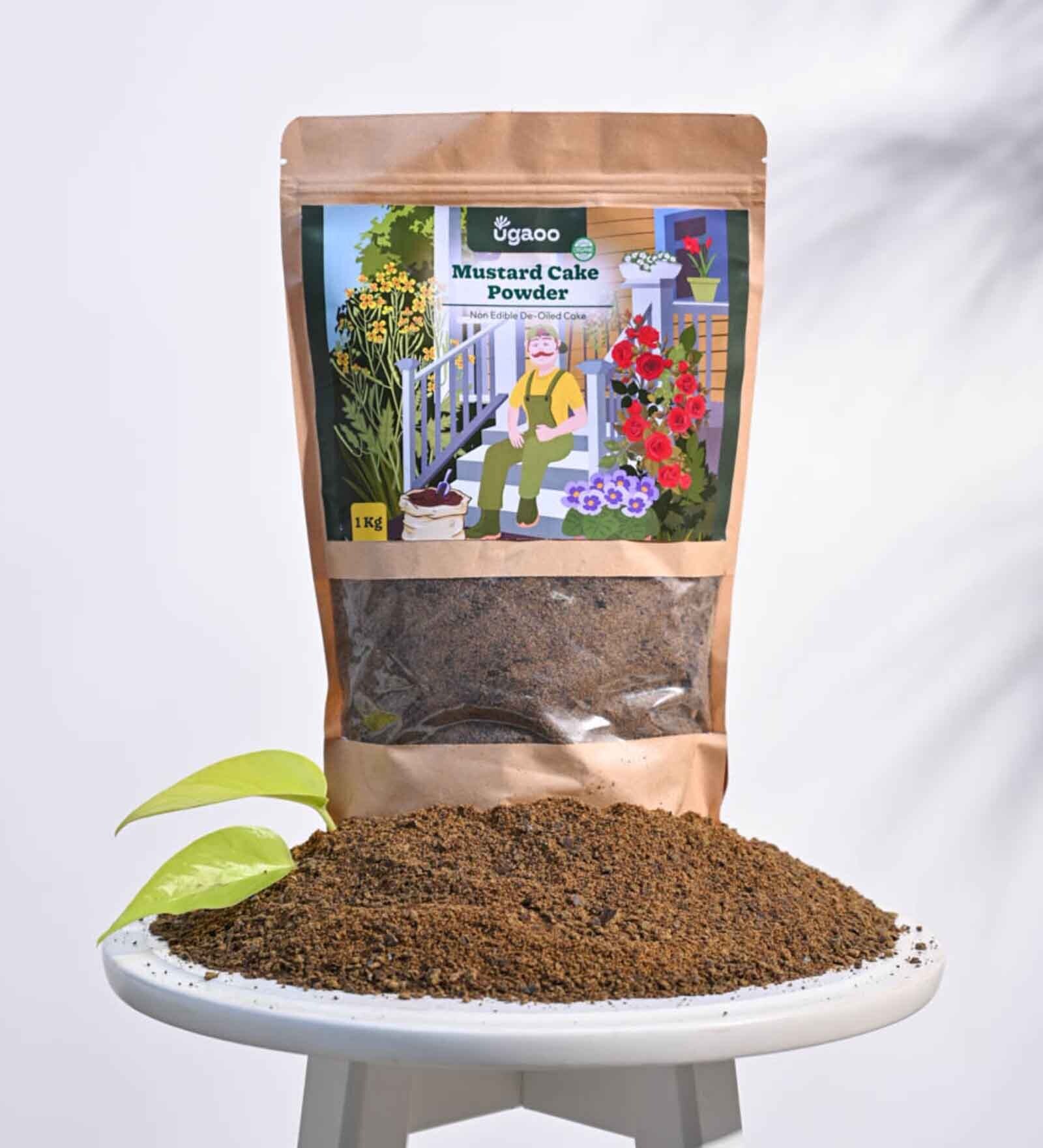 Buy Mustard Cake Powder - 1 KG at 56% OFF by Ugaoo | Pepperfry