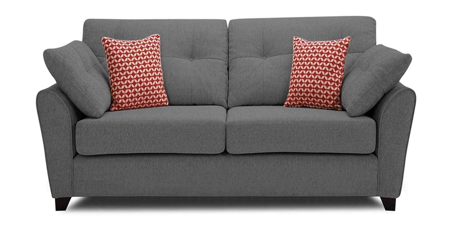 Buy Murdock Fabric 2 Seater Sofa in Grey Colour at 19% OFF by Adorn ...