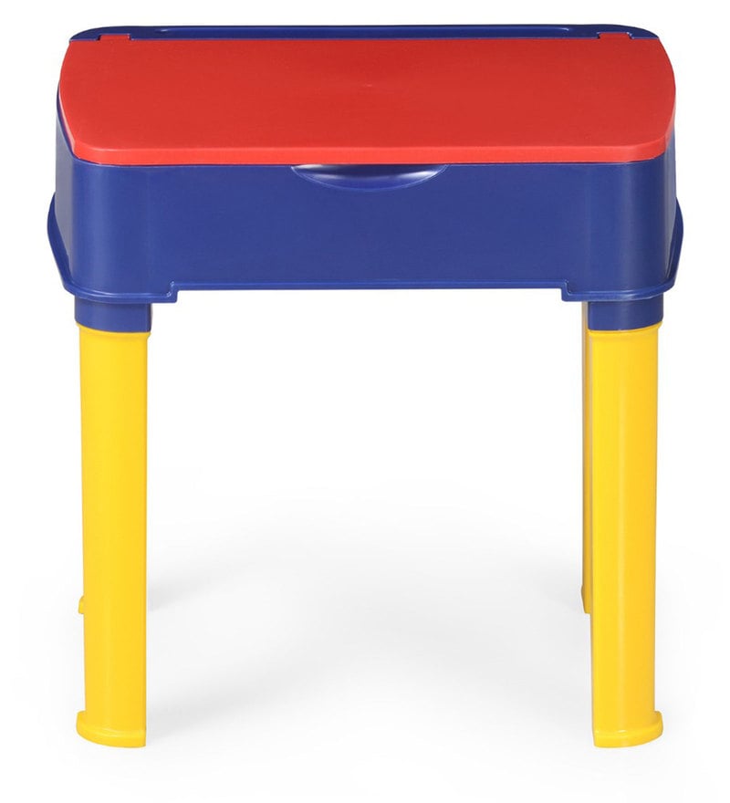 Buy Apple Junior's Study Table with Chair in Red and Blue Colour by ...