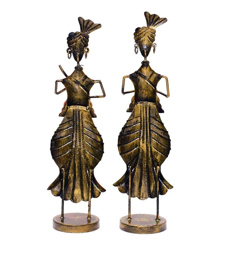 Buy Musician (Set of 3) Iron Human Figurine by Craft Tree Online ...