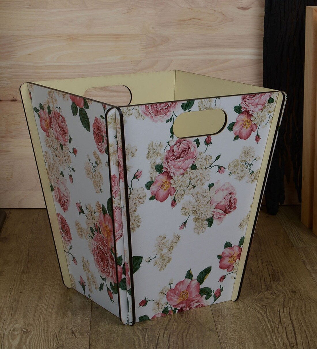 Buy 11 Litre Engineered Wood Open Dustbin by My Own at 25% OFF by My ...