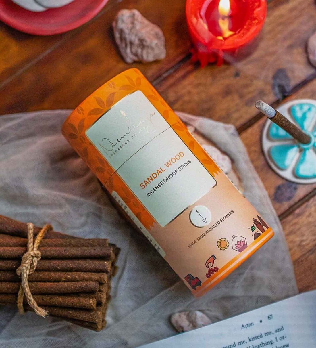 Buy Mysore Sandalwood Dhoop Sticks for Pooja 40 Sticks at 4% OFF by ...