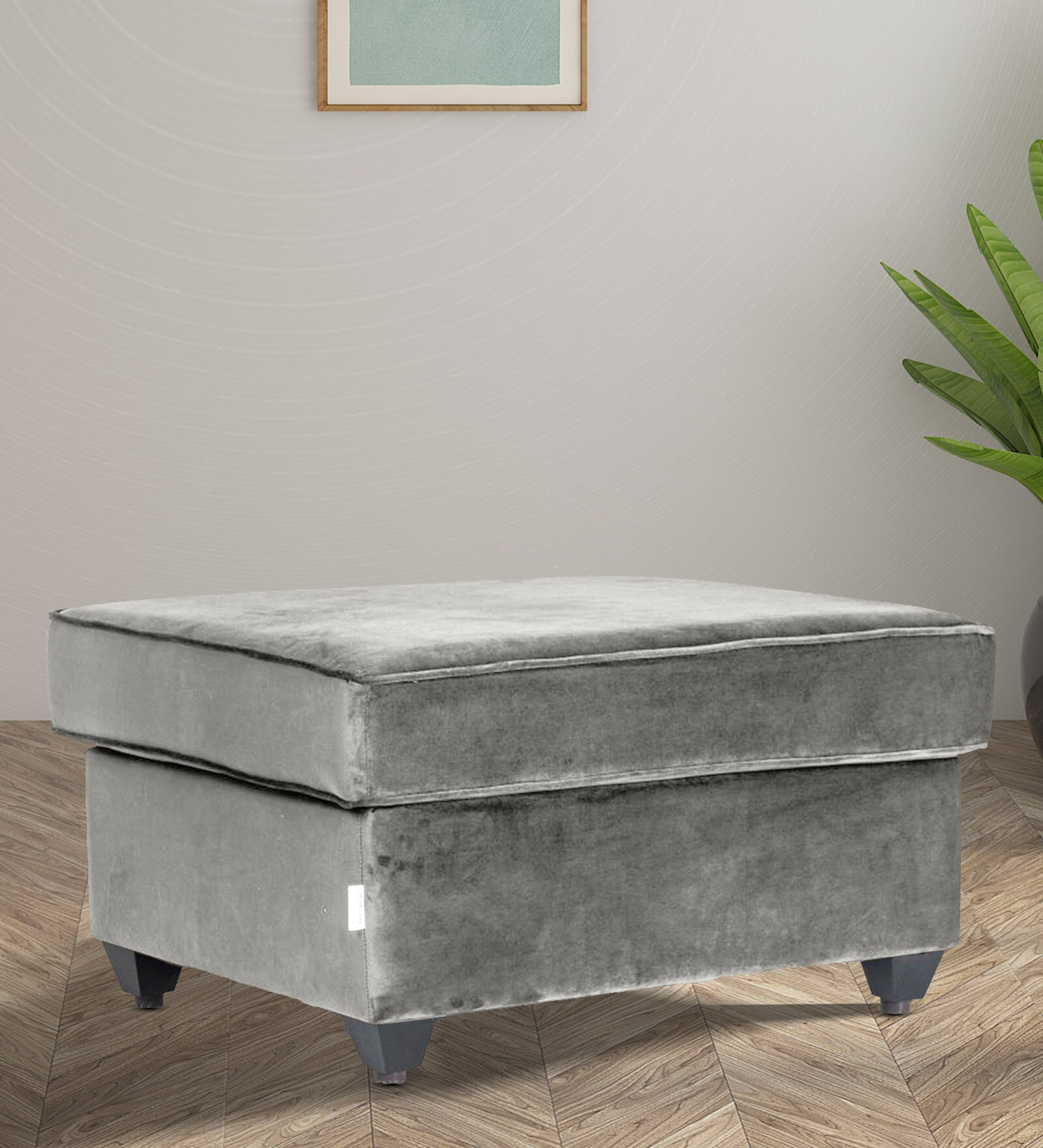 Buy Napper Velvet Ottoman In Tusacn Tan Colour at 29% OFF by Wakefit ...