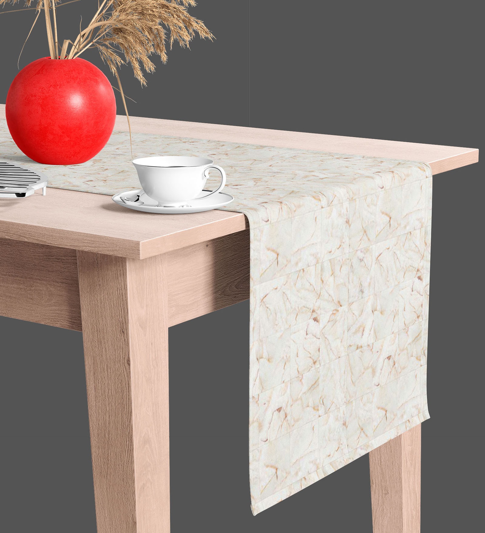 Buy Natural Pattern Multicolor (60 x 16) Velvet Table Runner at 63% OFF ...