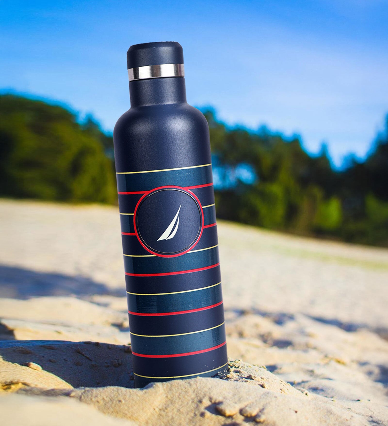 Buy 500Ml Navy Blue Leak-Proof Bottle 24Hour Hot & Cold Thermos/Flask ...