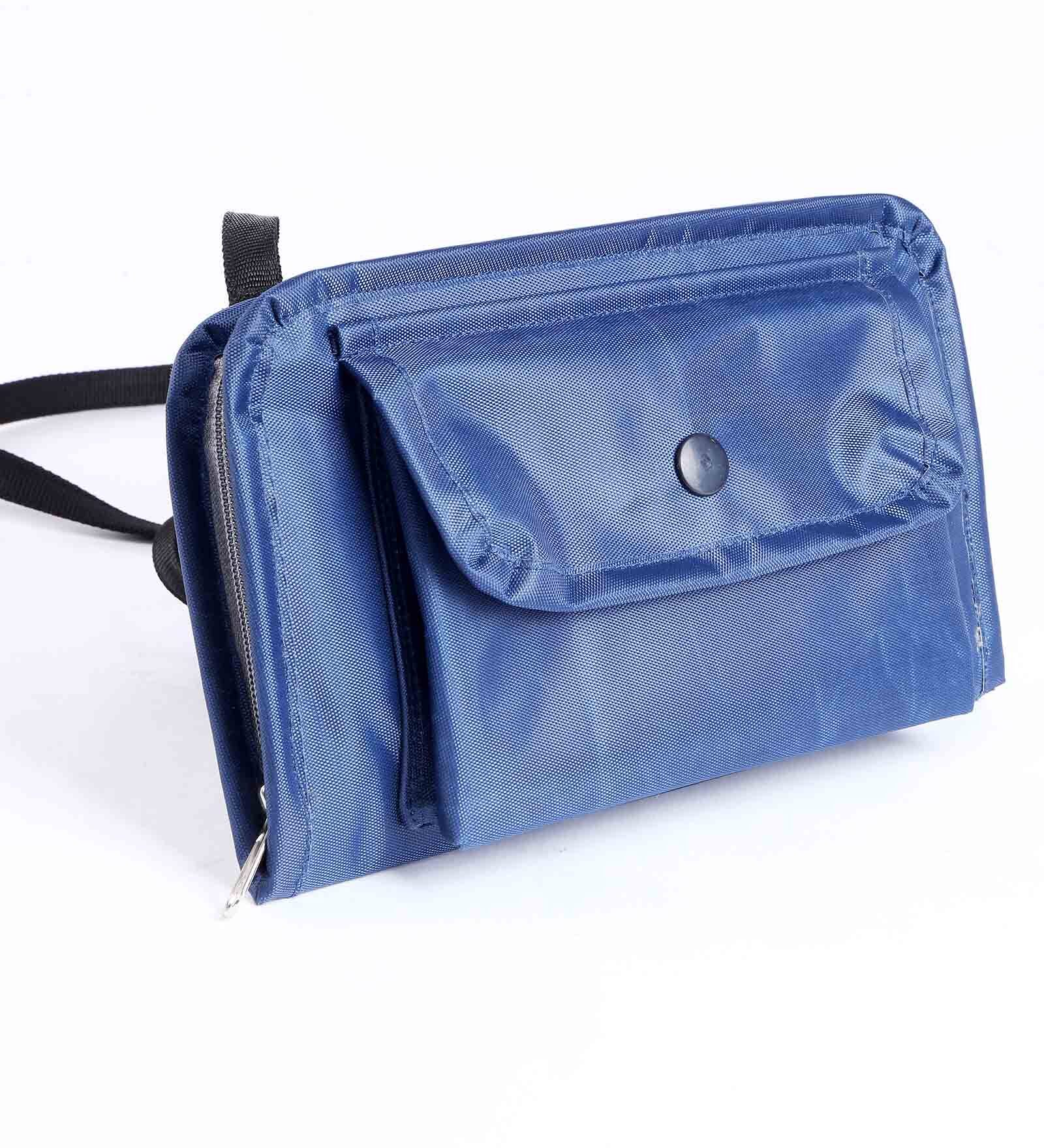 Buy Navy Blue Polyester Non Foldable Passport and Documents Travel ...