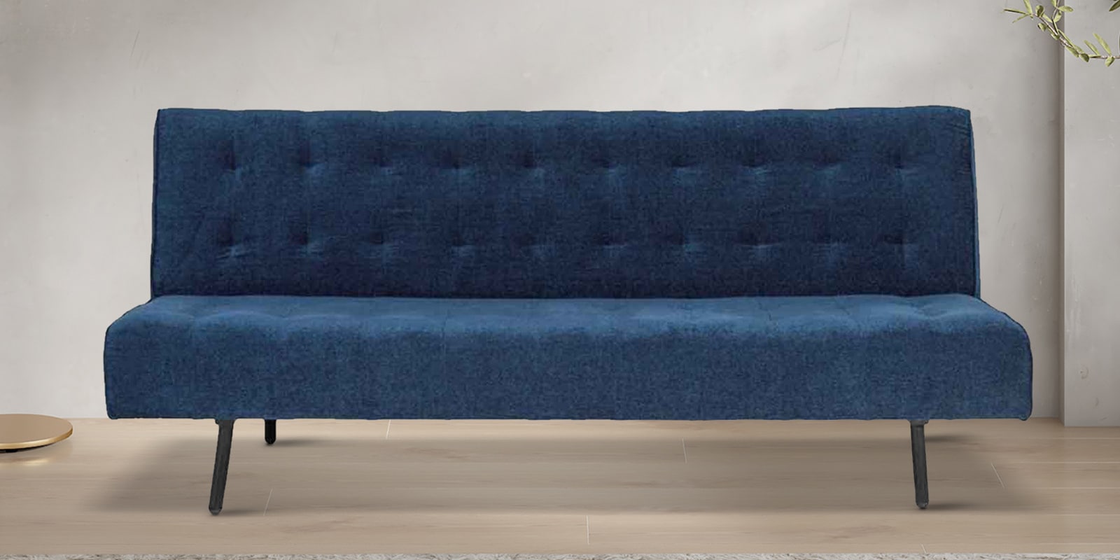 Buy Naples Sofa cum Bed In Cobalt Blue Colour at 22% OFF by Wakefit ...