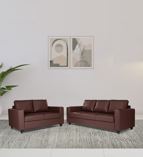 Leatherette Contemporary Sofa Sets Online @Upto 70% OFF | Pepperfry