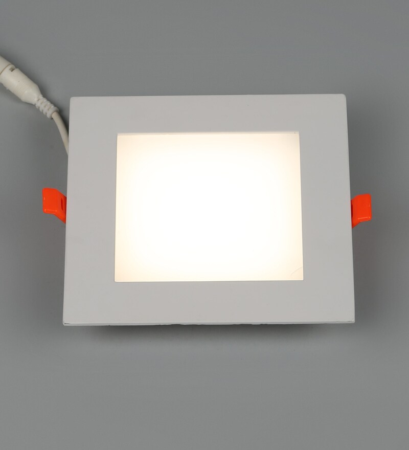 Buy Natural White 12 Watts Led Aluminium Square Panel Down Light By ...