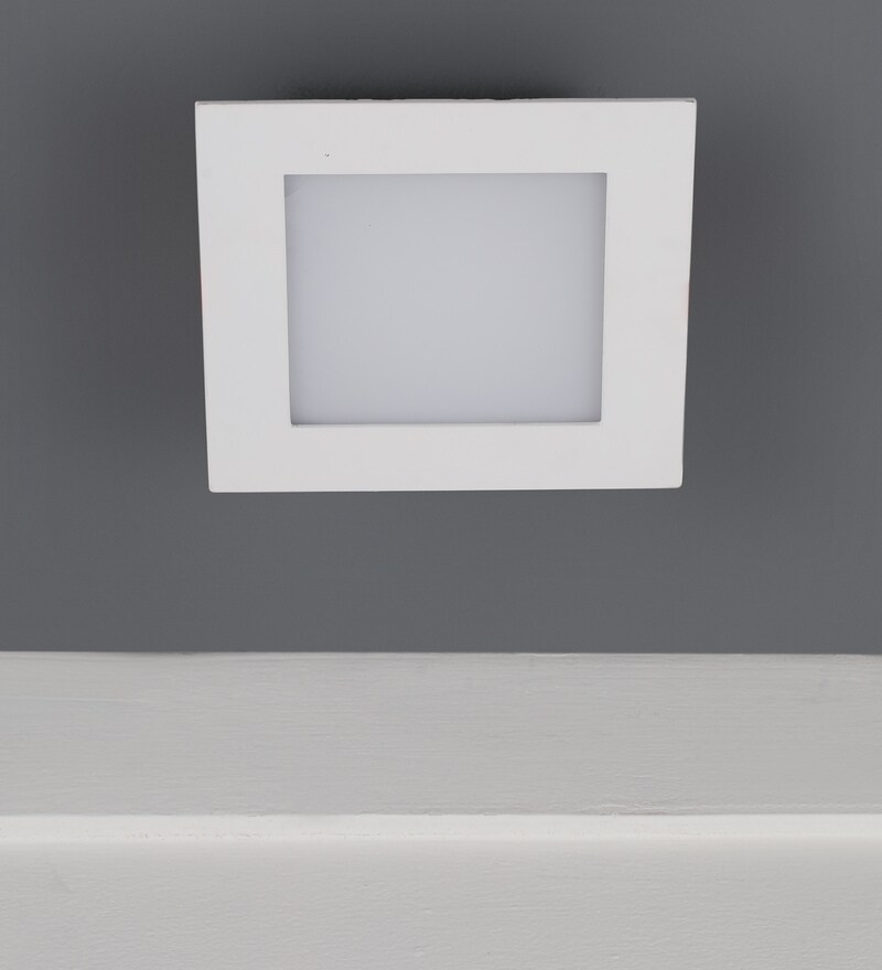 Buy Natural White 12 Watts Led Aluminium Square Panel Down Light By ...
