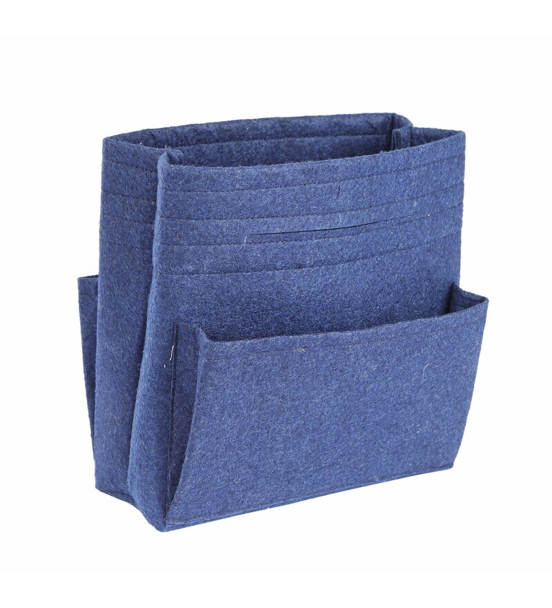 Buy Navy Blue Felt Foldable 1 Pc Drawer Organiser by My Gift Booth ...