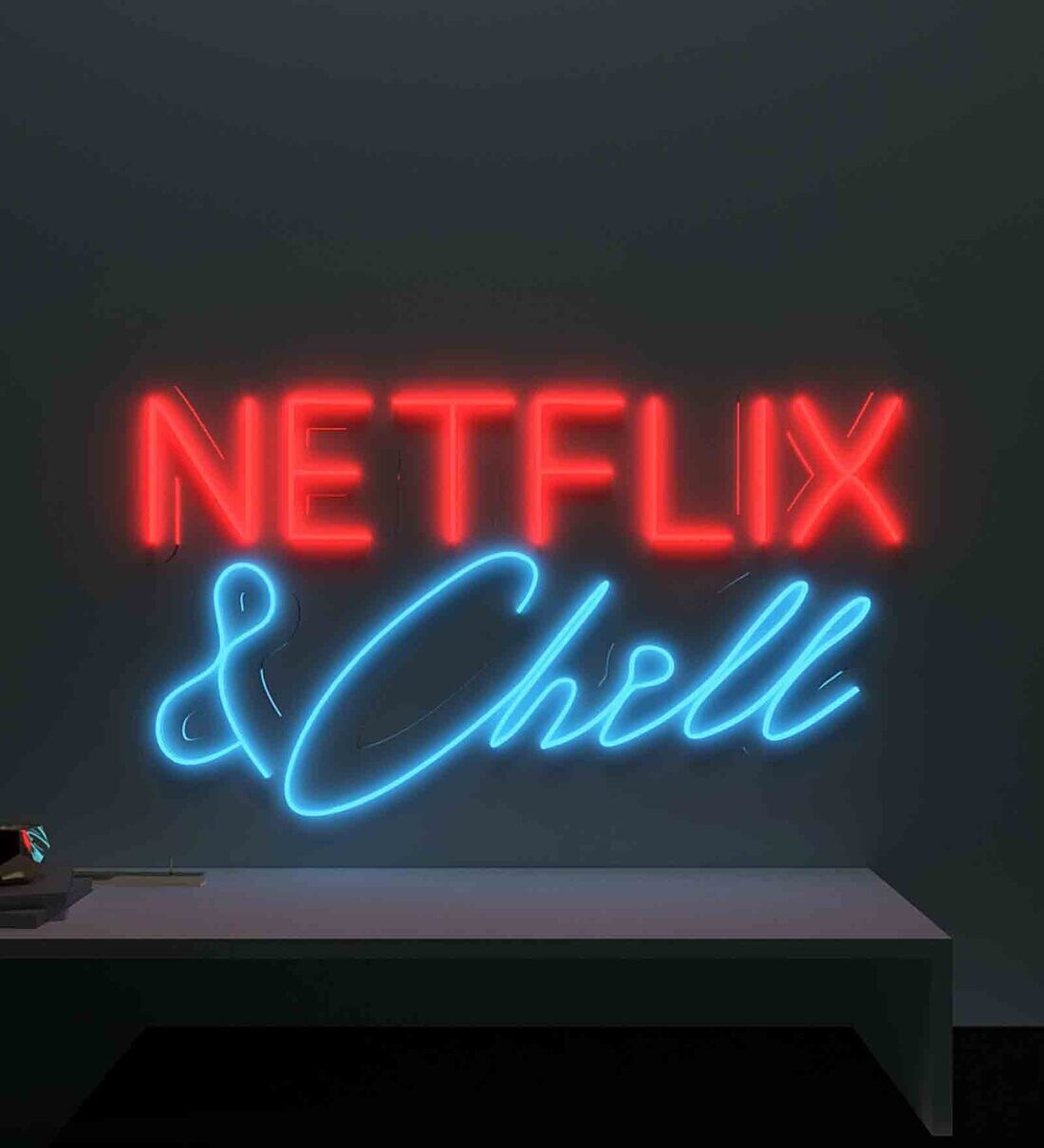 Buy Netflix & Chill Neon LED Light at 18% OFF by WallMantra | Pepperfry