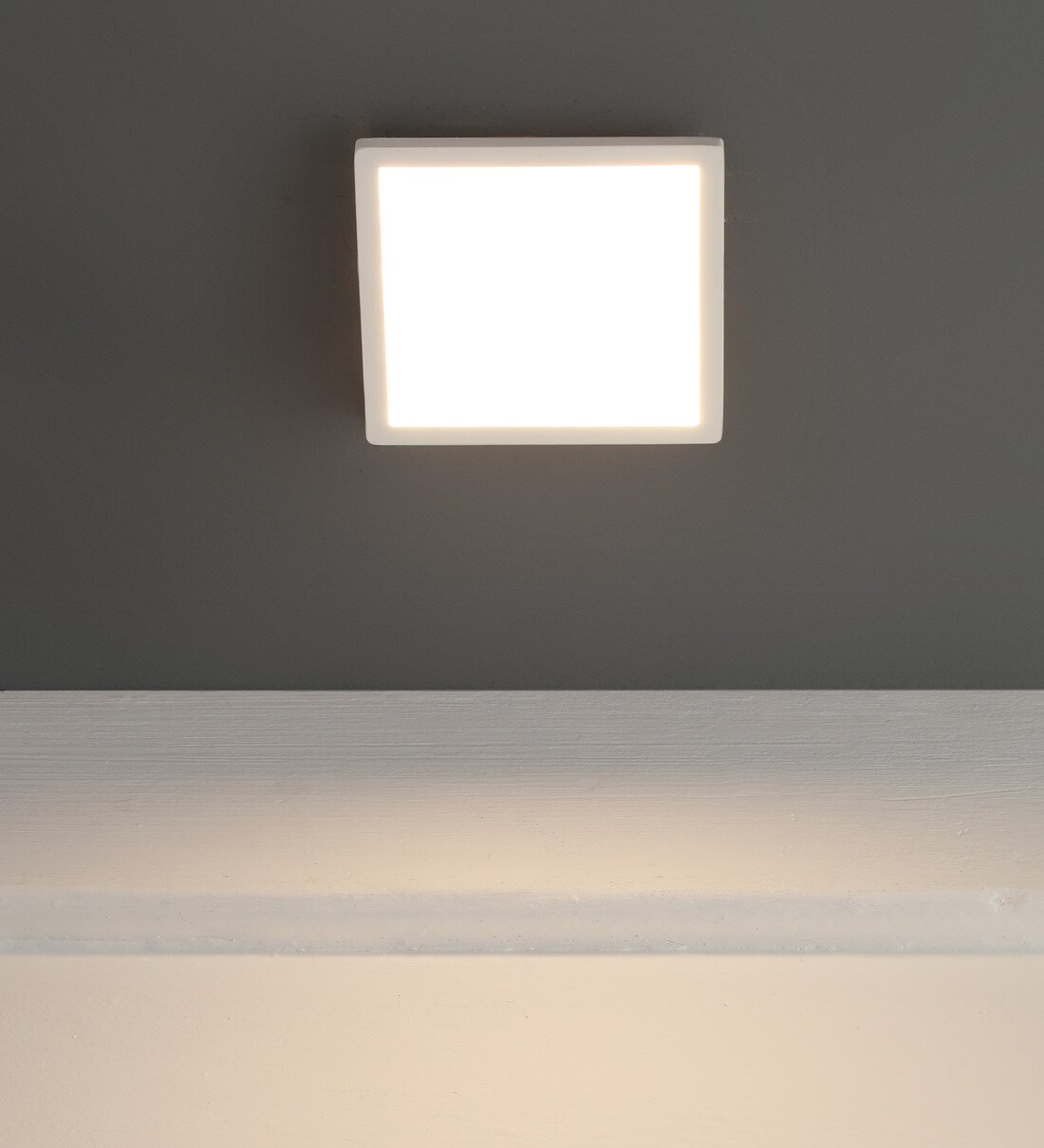 Buy Natural White 12 Watts LED Aluminium Ultra Slim Square Panel Light ...
