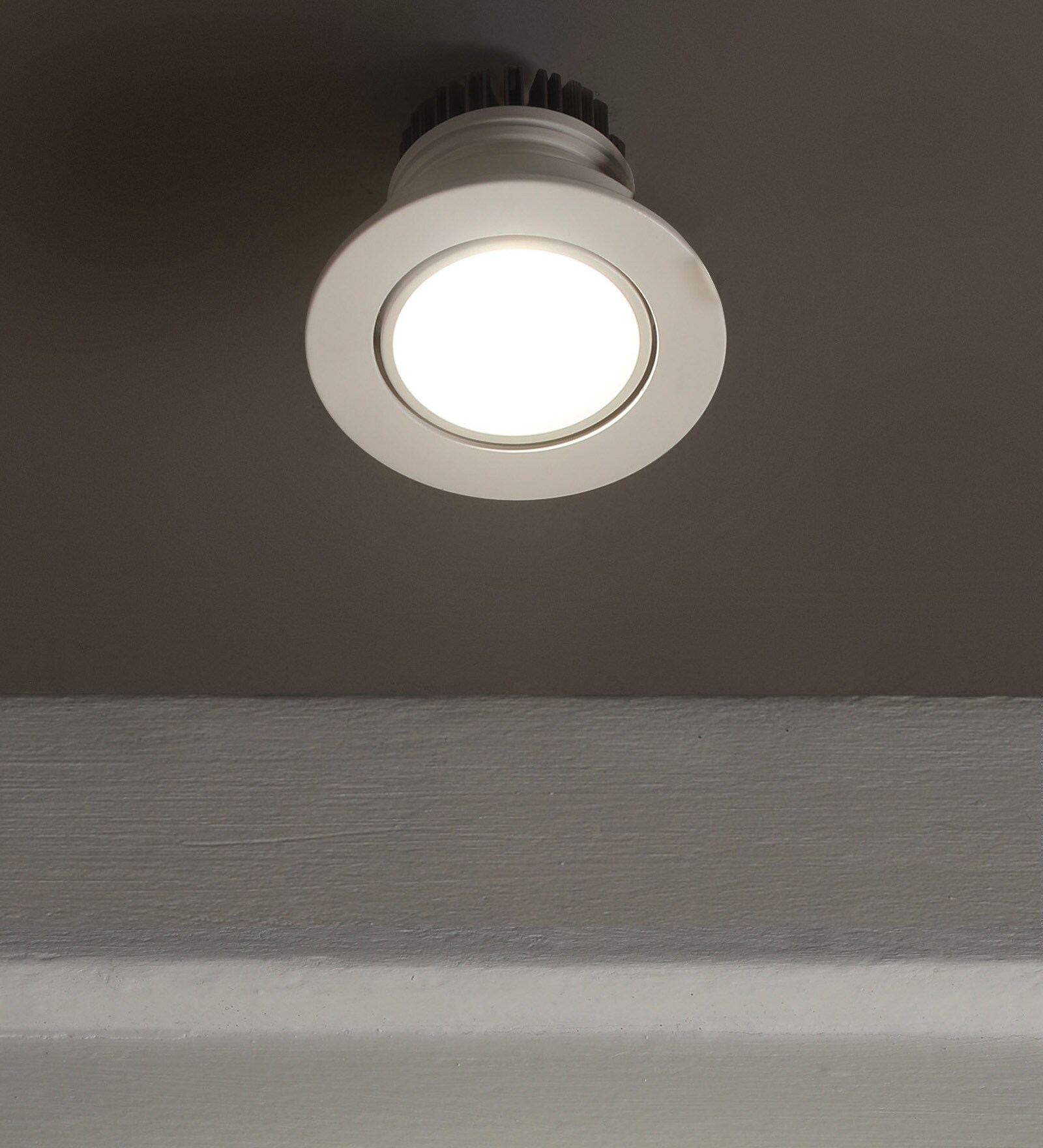 Buy Natural White 6 Watts LED Aluminium Round Panel Down Light by Learc ...