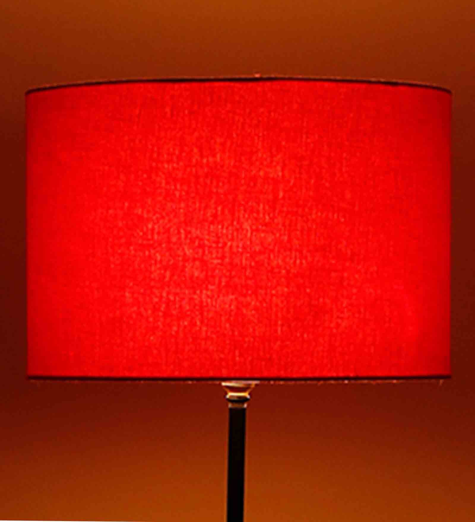 Buy New Era Red Cotton RoundLamp Shade for Home Decor at 50% OFF by New ...