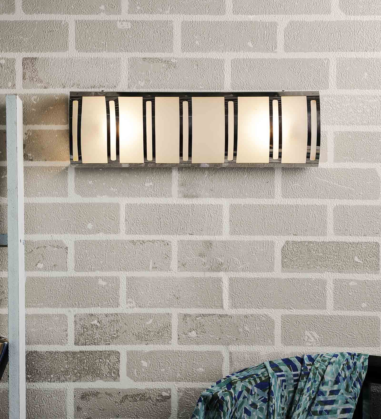 Buy Glass Flush Mount Wall Light (Silver) at 60% OFF by Tu Casa | Pepperfry
