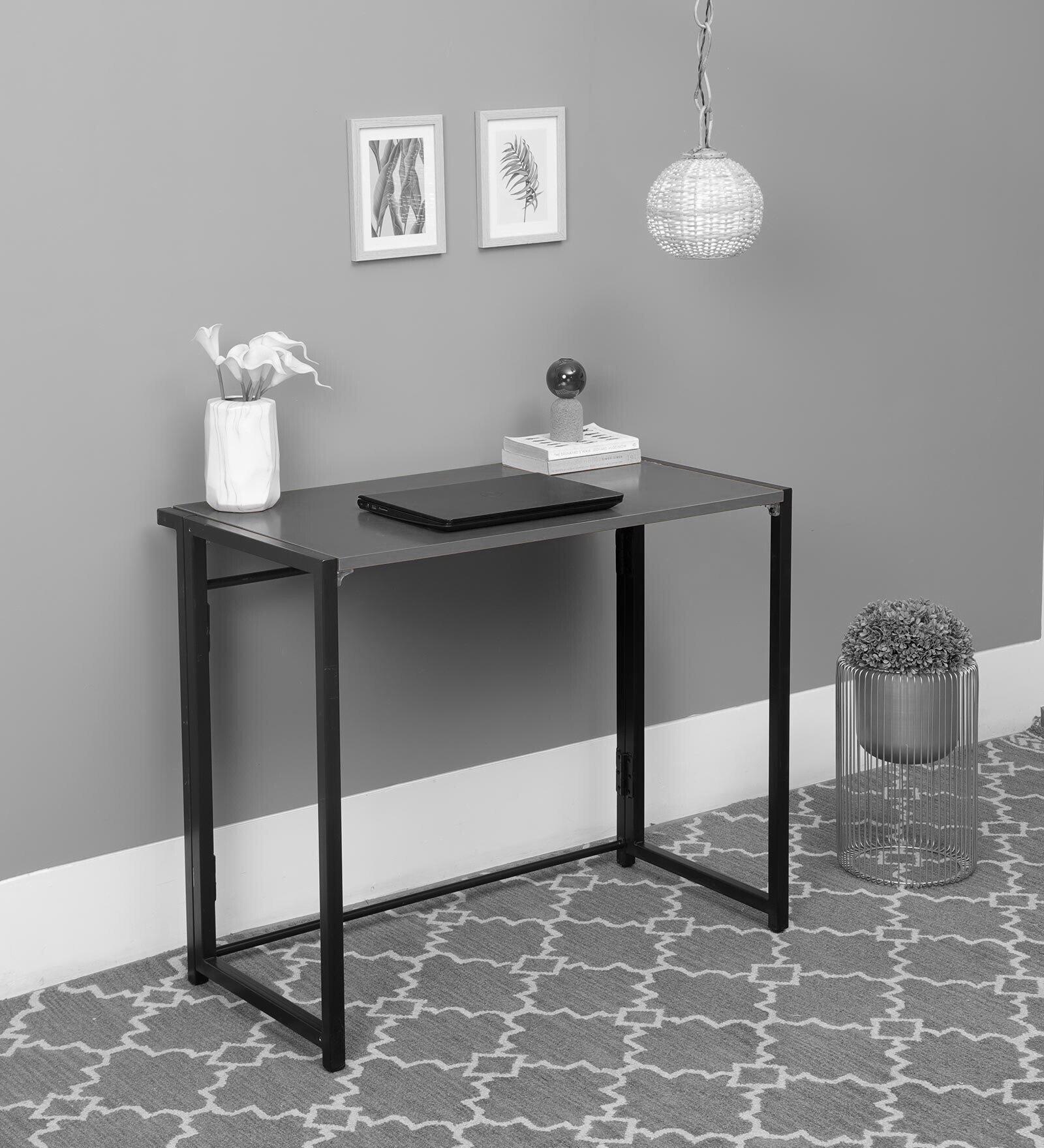 Buy Nexa Study Table in Black & Grey Finish at 36% OFF by VOF | Pepperfry