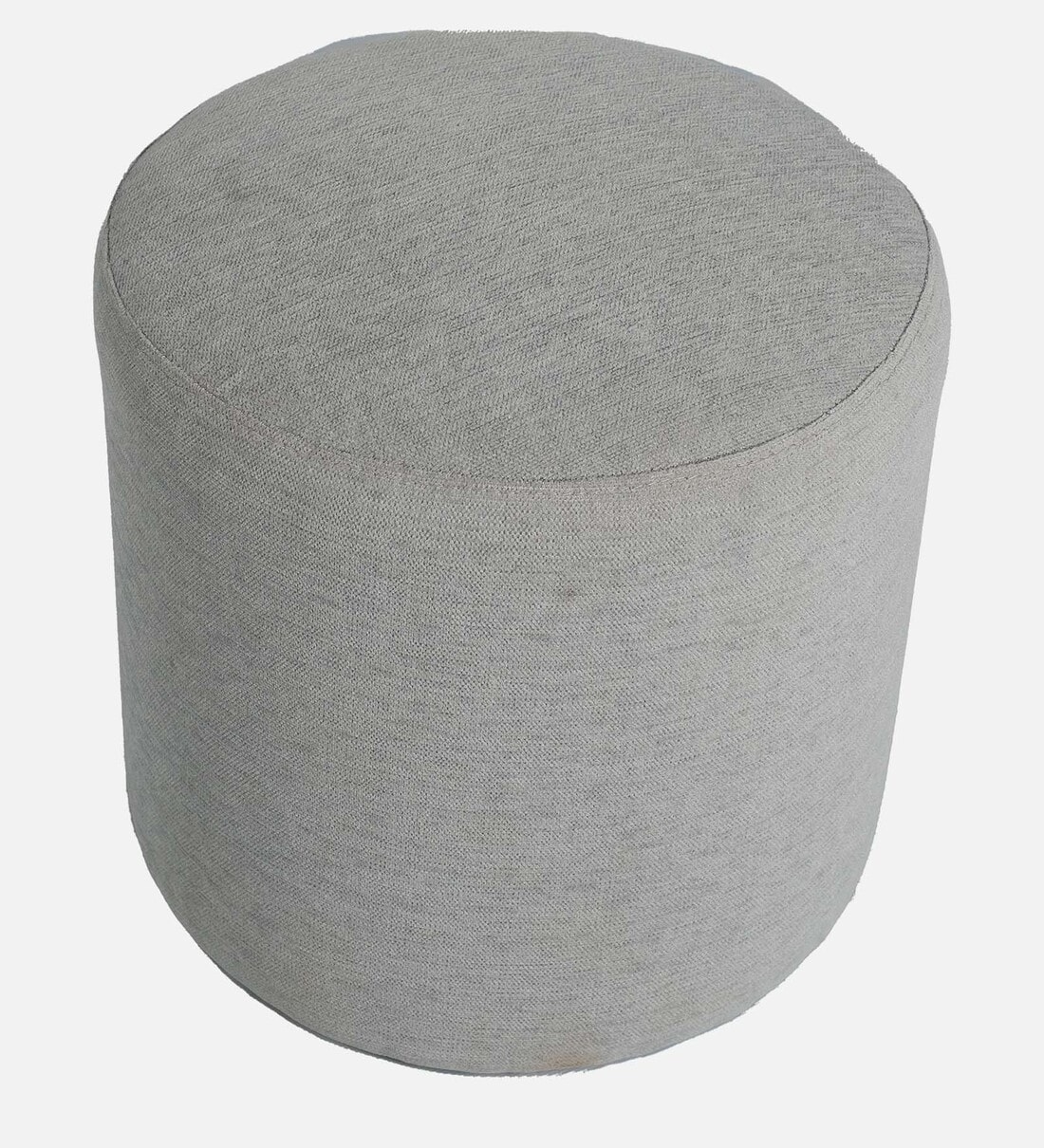 Buy Nico Fabric Pouffe in Grey Colour by Neudot Online - Pouffes ...
