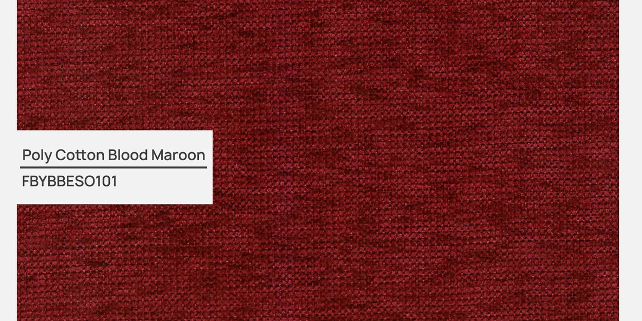 Buy Niki Fabric 3 Seater Sofa in Blood Maroon Colour by Febonic Online ...