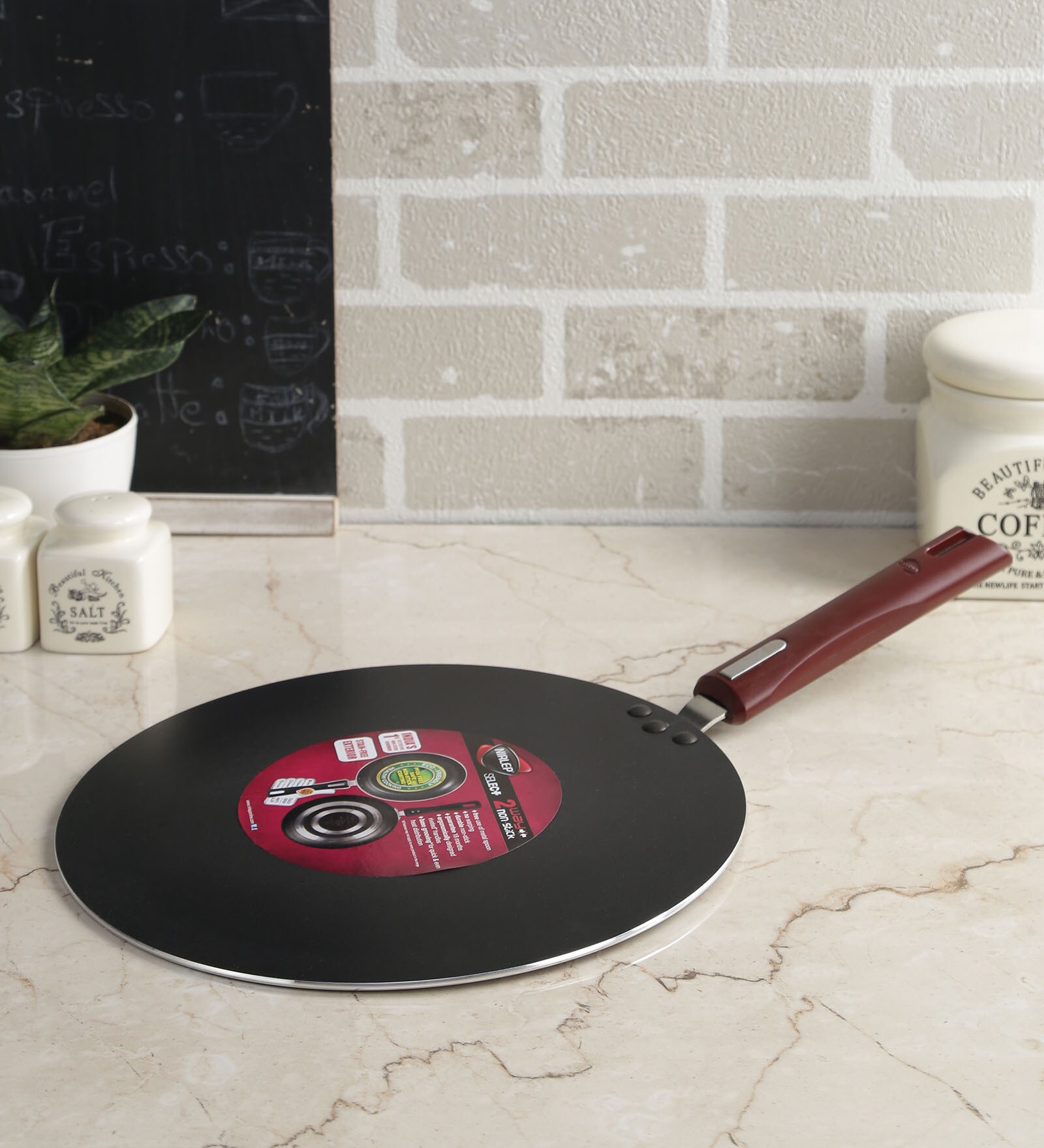 Buy 29cm Aluminium Non-Stick Extra Thick Flat Tawa Online - Tawas ...