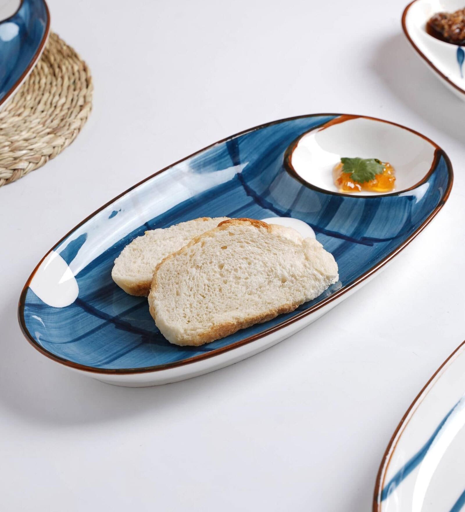 Buy Nitori Sectioned Ceramic Appetizer Platter by Nestasia at 23% OFF ...