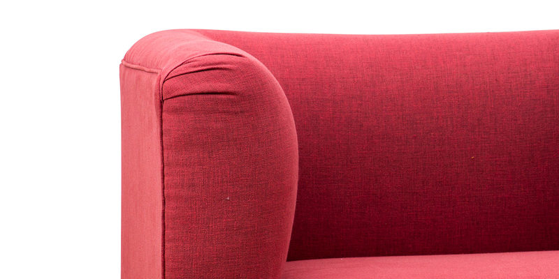 Buy Niki 3+1+1 Sofa Set In Blood Maroon Colour by Febonic Online - Mid ...