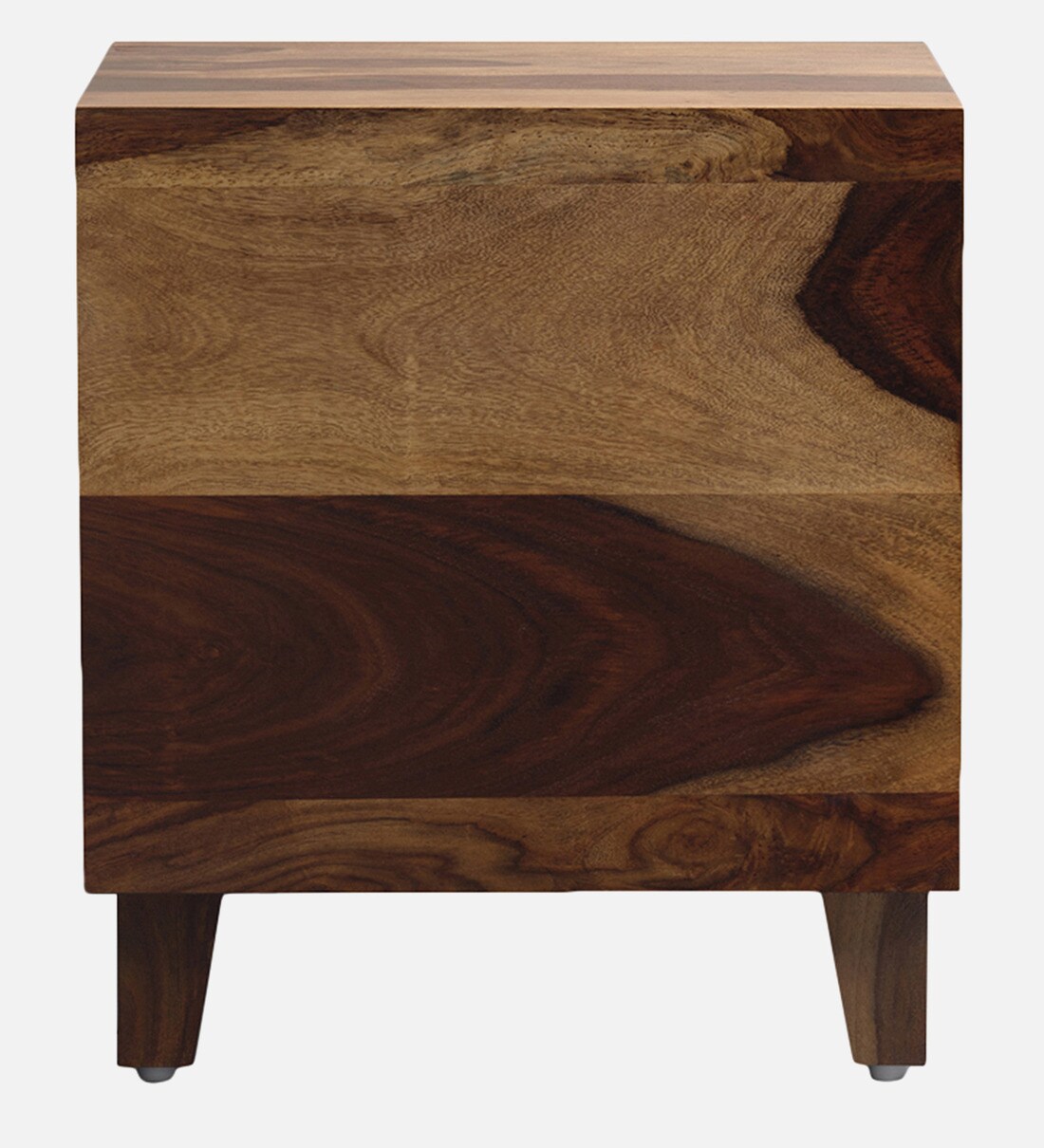 Buy Ally Sheesham Wood Bedside Table in Provincial Teak Finish with ...