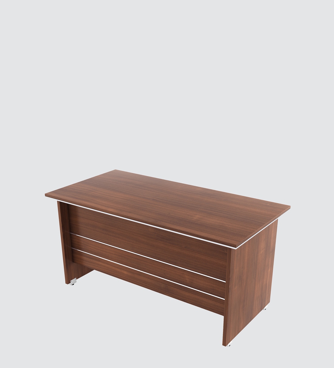 Buy Nova Medium Executive Desk in Walnut Finish Online - Executive ...