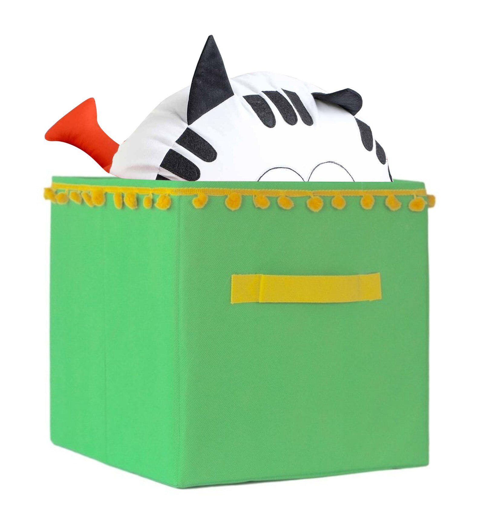 Buy Storage Box in Green with Yellow Handle at 40% OFF by My gift booth ...