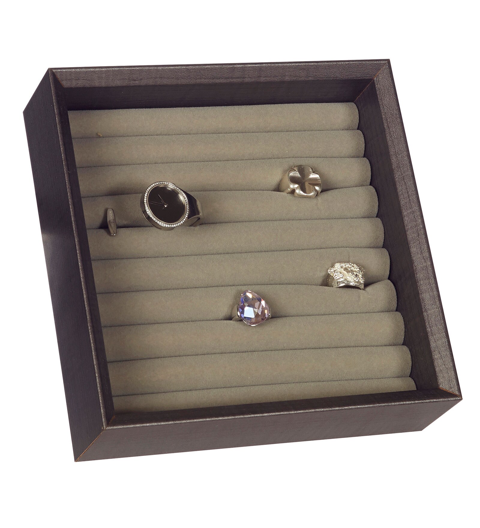 Buy Now & Zen Wood Jewellery & Watch Storage Stackable Tray Organiser ...