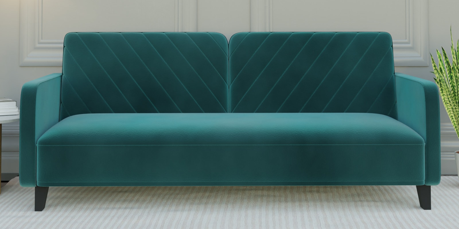 Buy Noble 2 seater sofa in Teal Green colour at 16% OFF by Adorn Homez ...