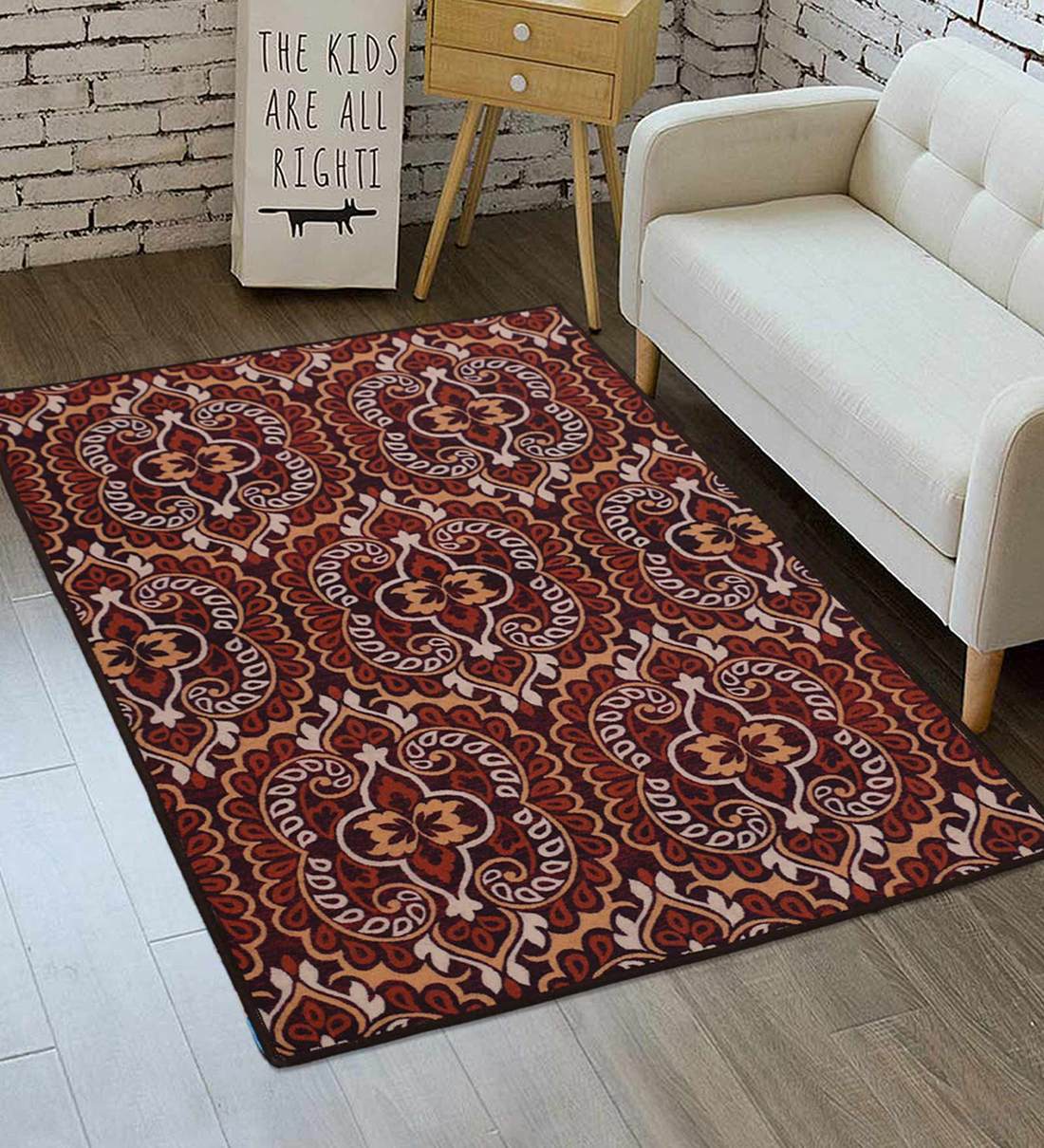 Buy Traditional Pattern Nylon Machine Made 3 X 5 Feet Carpet By ...