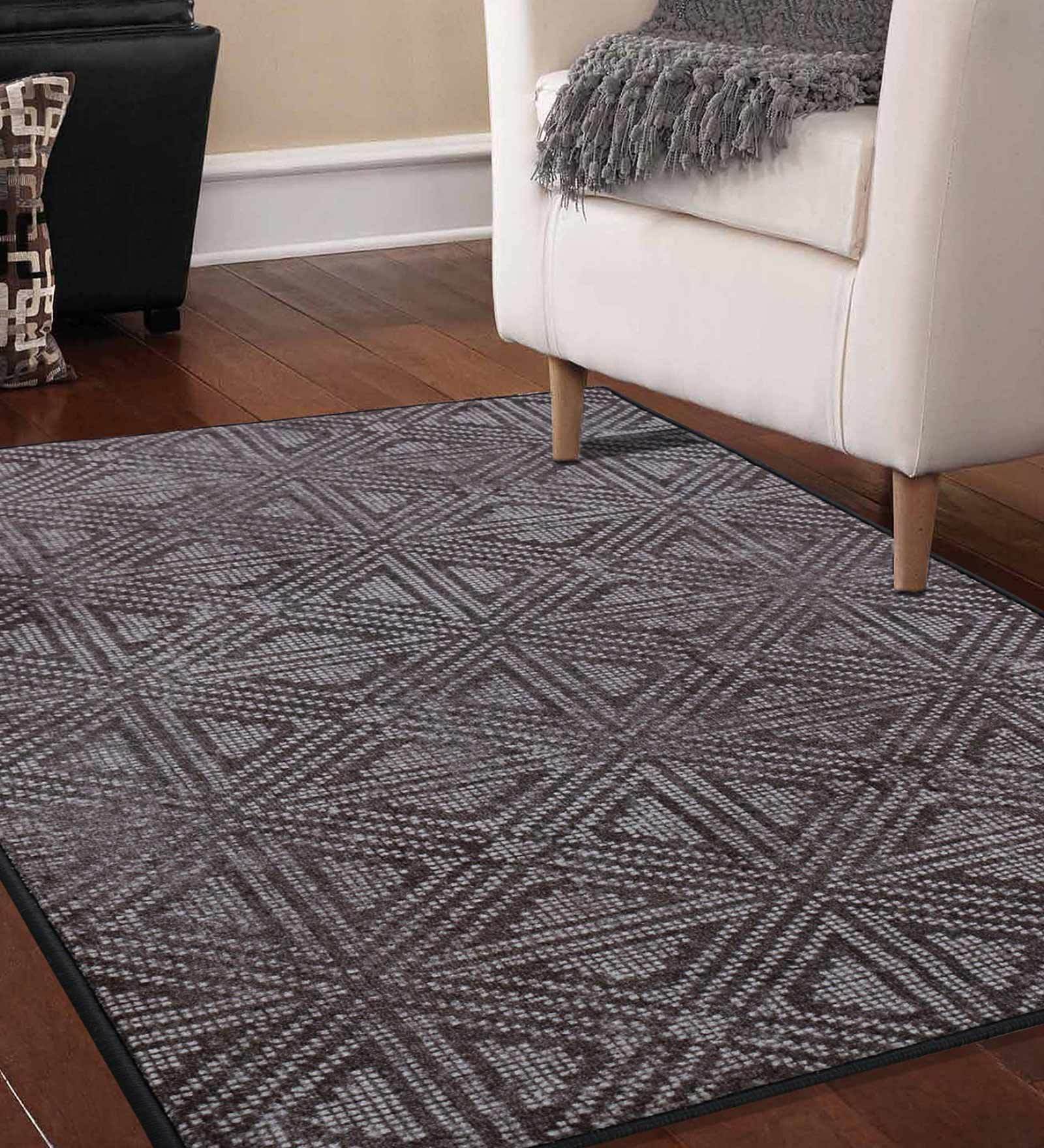 Buy Abstract Pattern Nylon Machine Made 3 X 5 Feet Carpet By RuGSMith ...