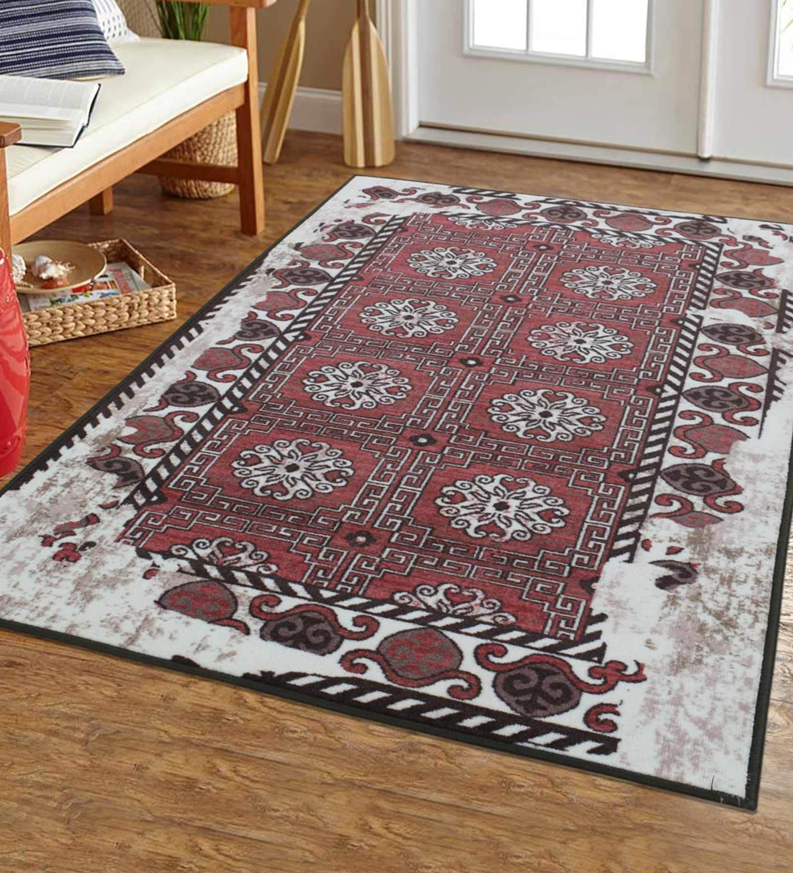 Buy Traditional Pattern Nylon Machine Made 3 X 5 Feet Carpet By ...