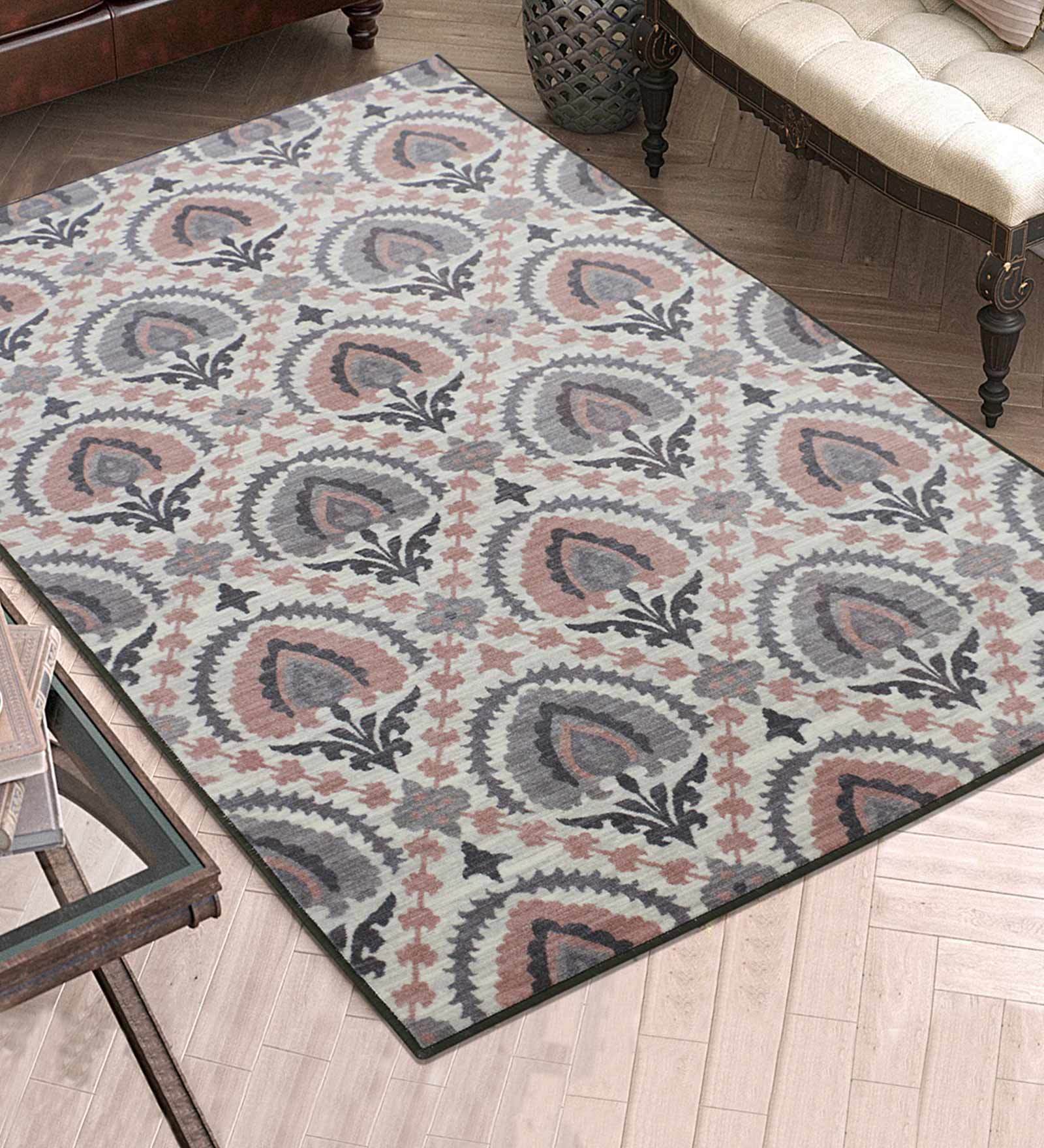 Buy Traditional Pattern Nylon Machine Made 4 X 6 Feet Carpet By ...