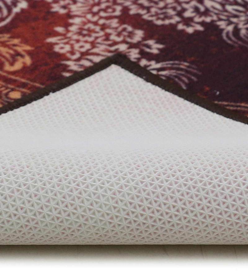 Buy Multicolor Nylon Vintage 4 x 6 Feet Machine Made Carpet by Rugsmith ...