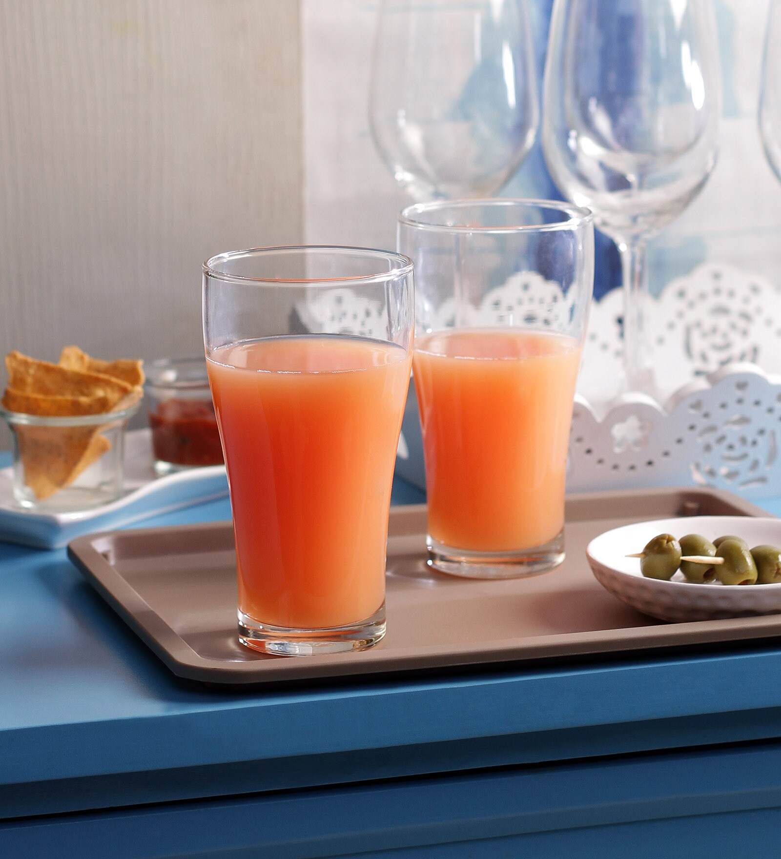 Buy 425 ML Premium Quality Everyday Glasses Set of 6 By Ocean Online ...
