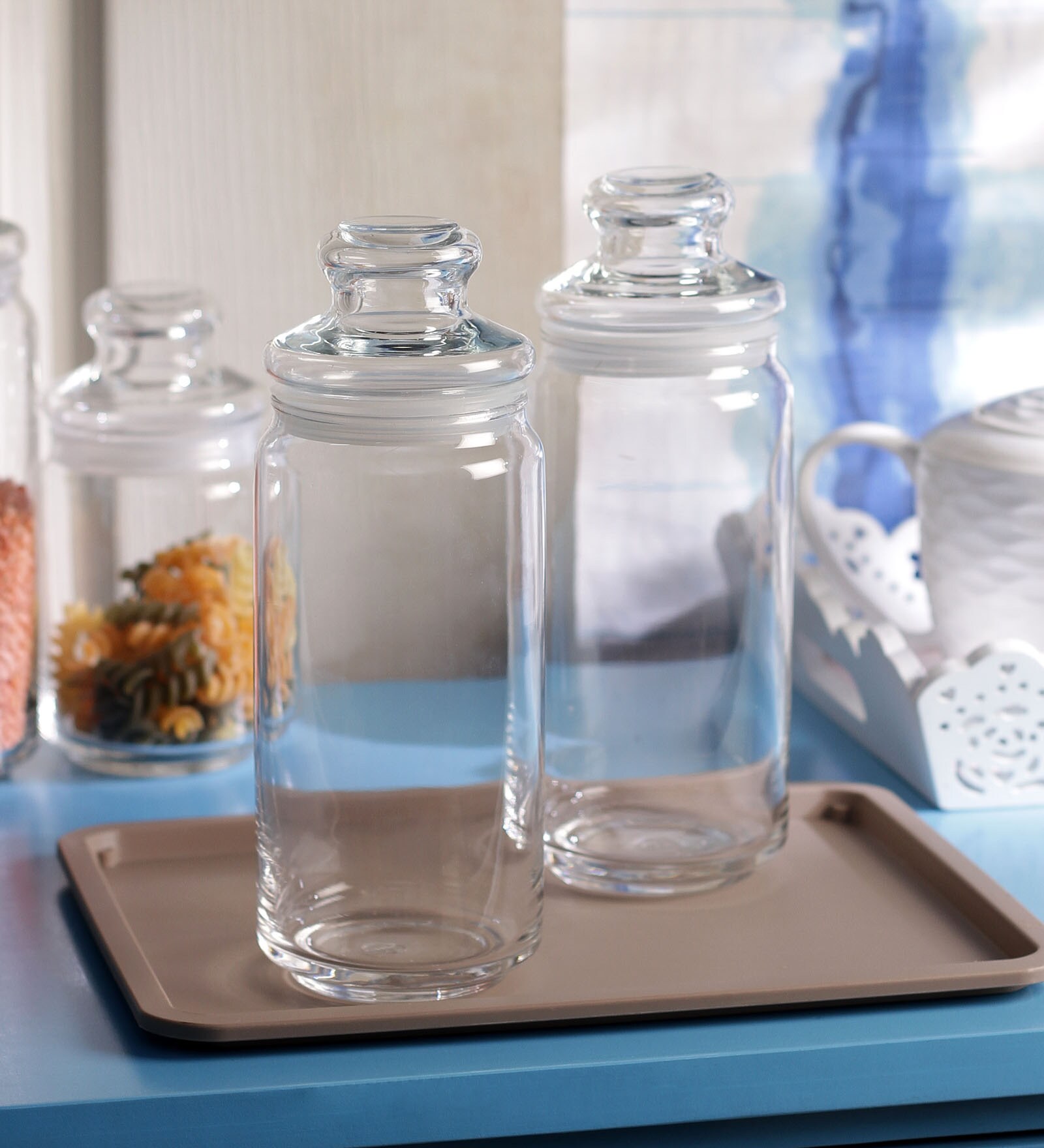 Buy Ocean Pop Large 1 L Storage Jar Set of 6 Online - Jars & Canisters ...