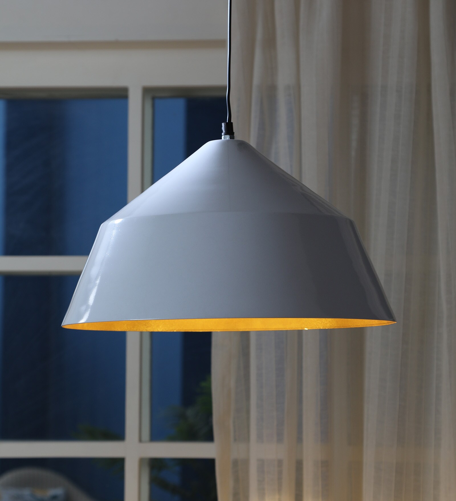 Buy Castle Odette White Metal Hanging Light at 26% OFF by Casacraft ...